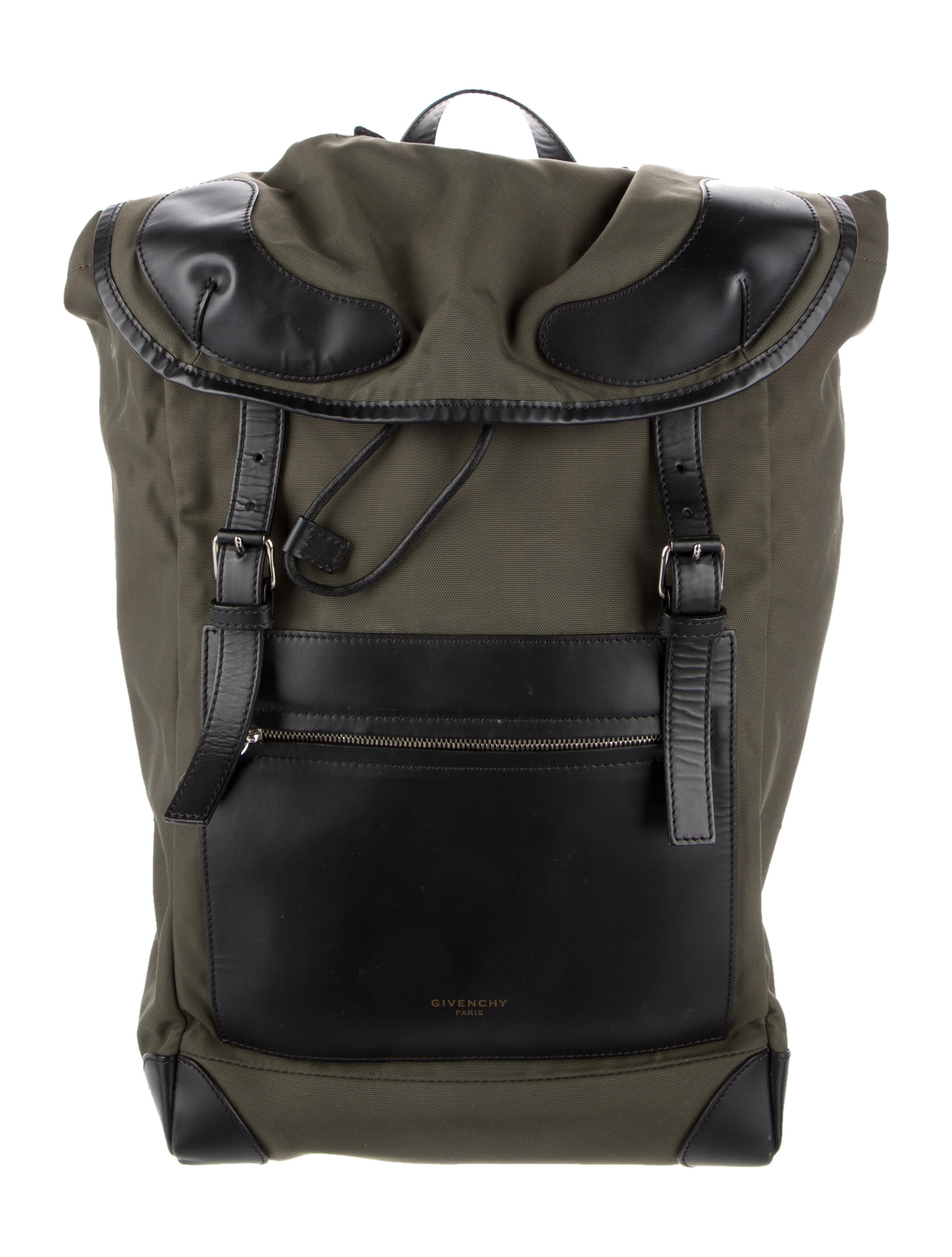 Givenchy Canvas Backpack Bag - Green Backpacks, Handbags - GIV162179 ...