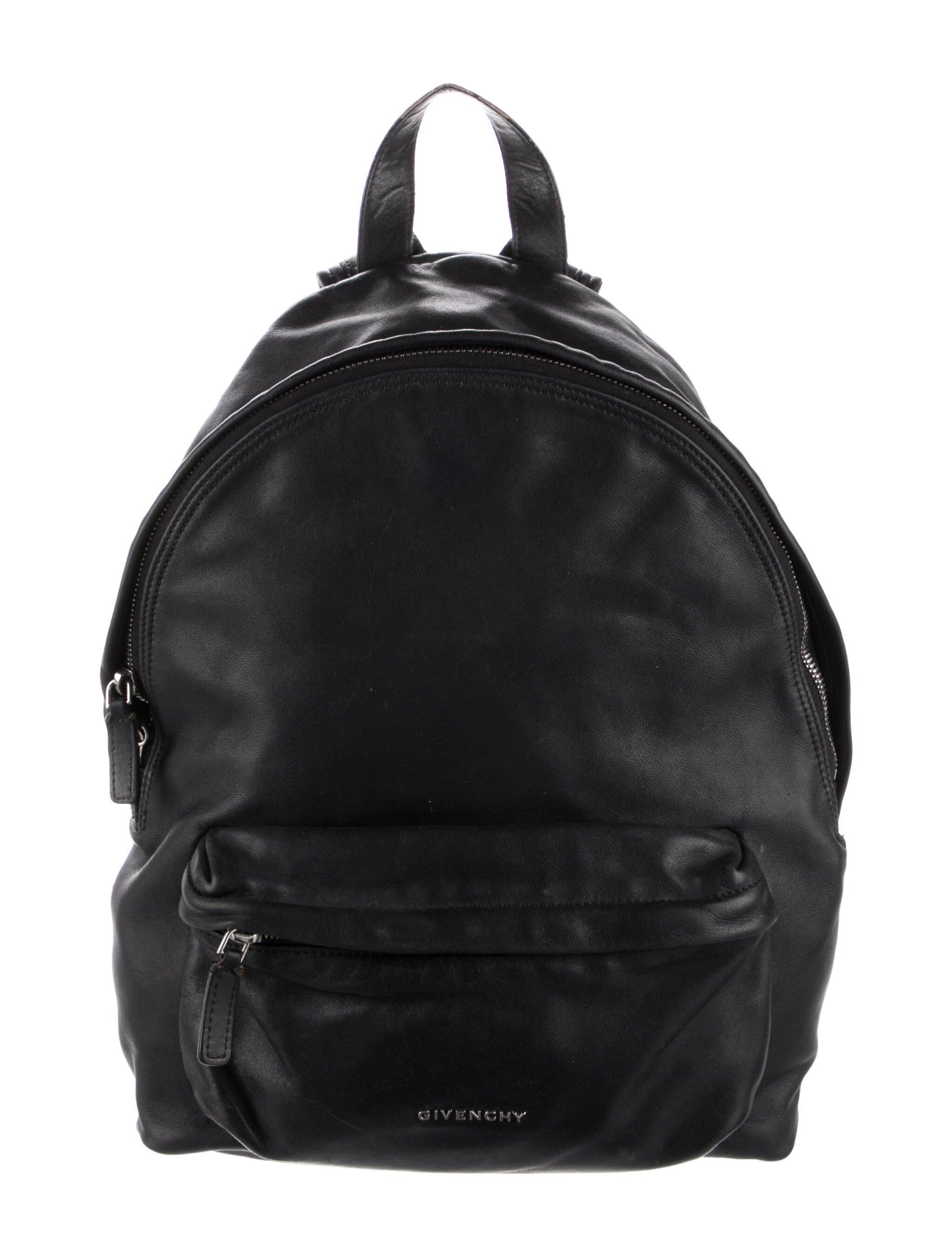 Givenchy Solid Leather Backpack Bag - Black Backpacks, Handbags ...