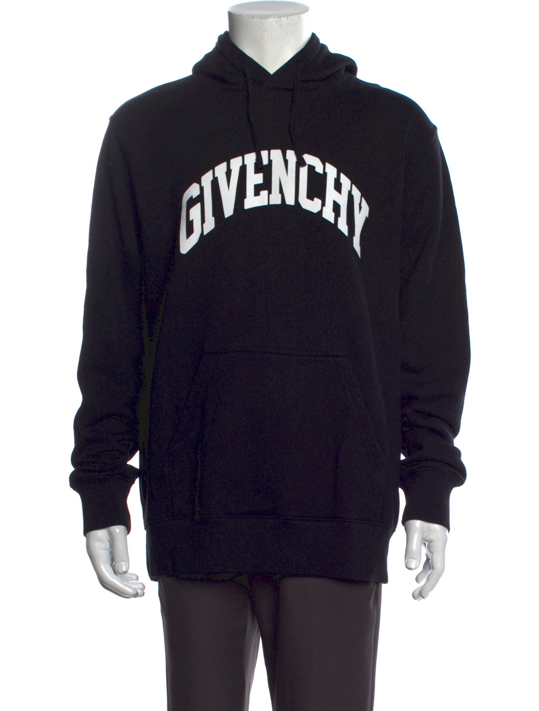 Givenchy Graphic Print Crew Neck Hoodie w/ Tags - Black Sweatshirts & Hoodies, Clothing ...