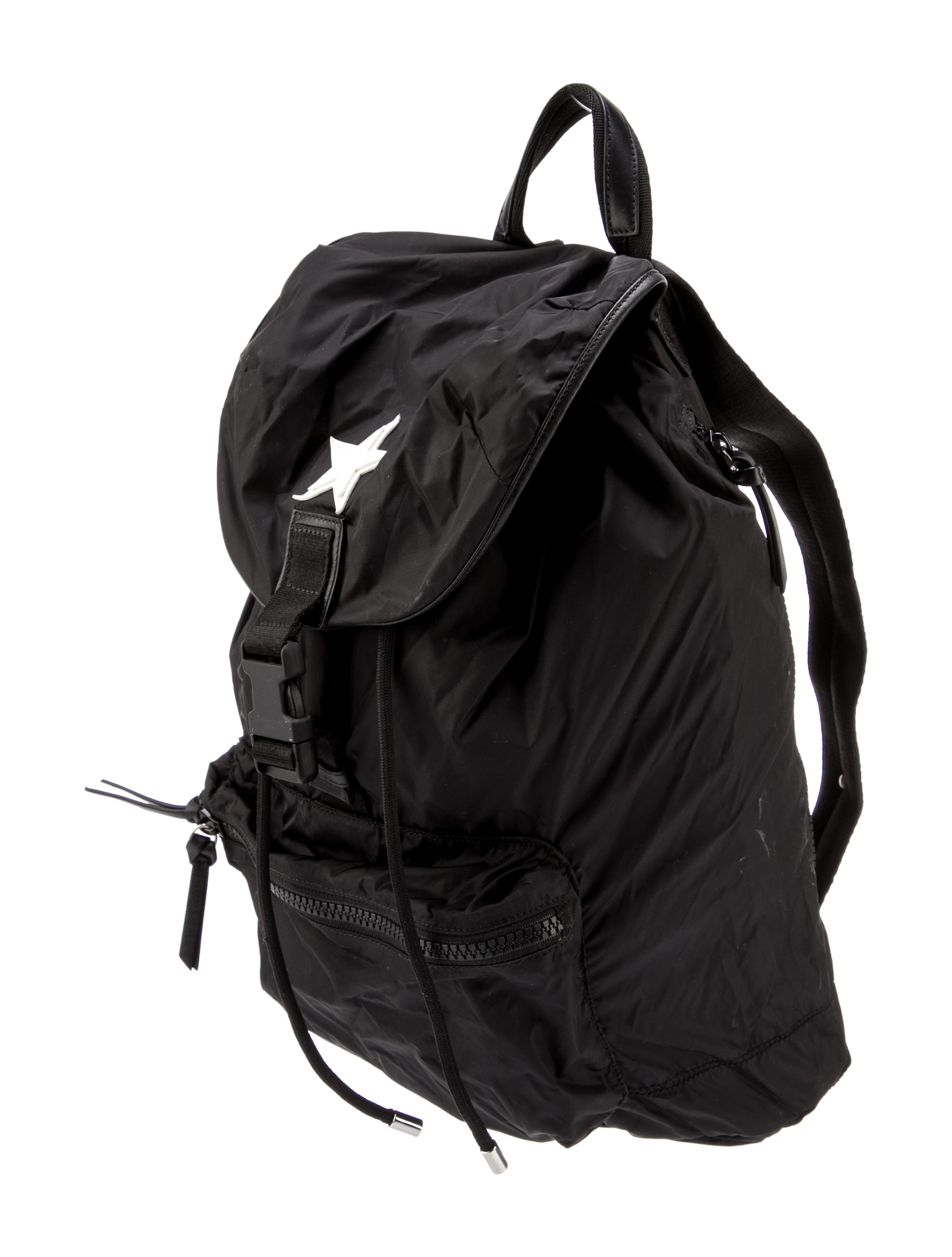 Balenciaga Nylon Campaign Logo Explorer Backpack - Black Backpacks ...