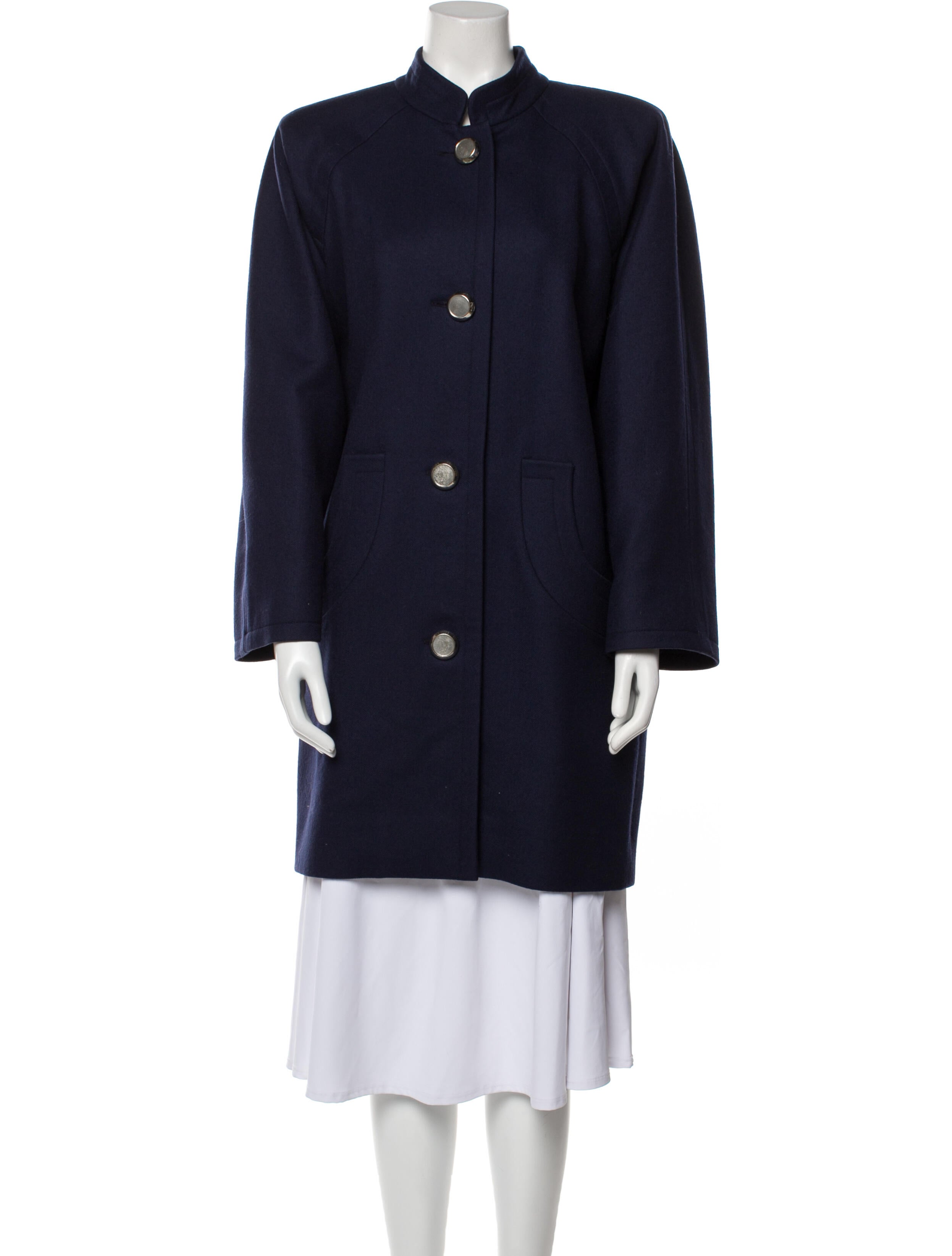 Givenchy Vintage 1980's Coat - Blue Coats, Clothing - GIV180101 | The ...