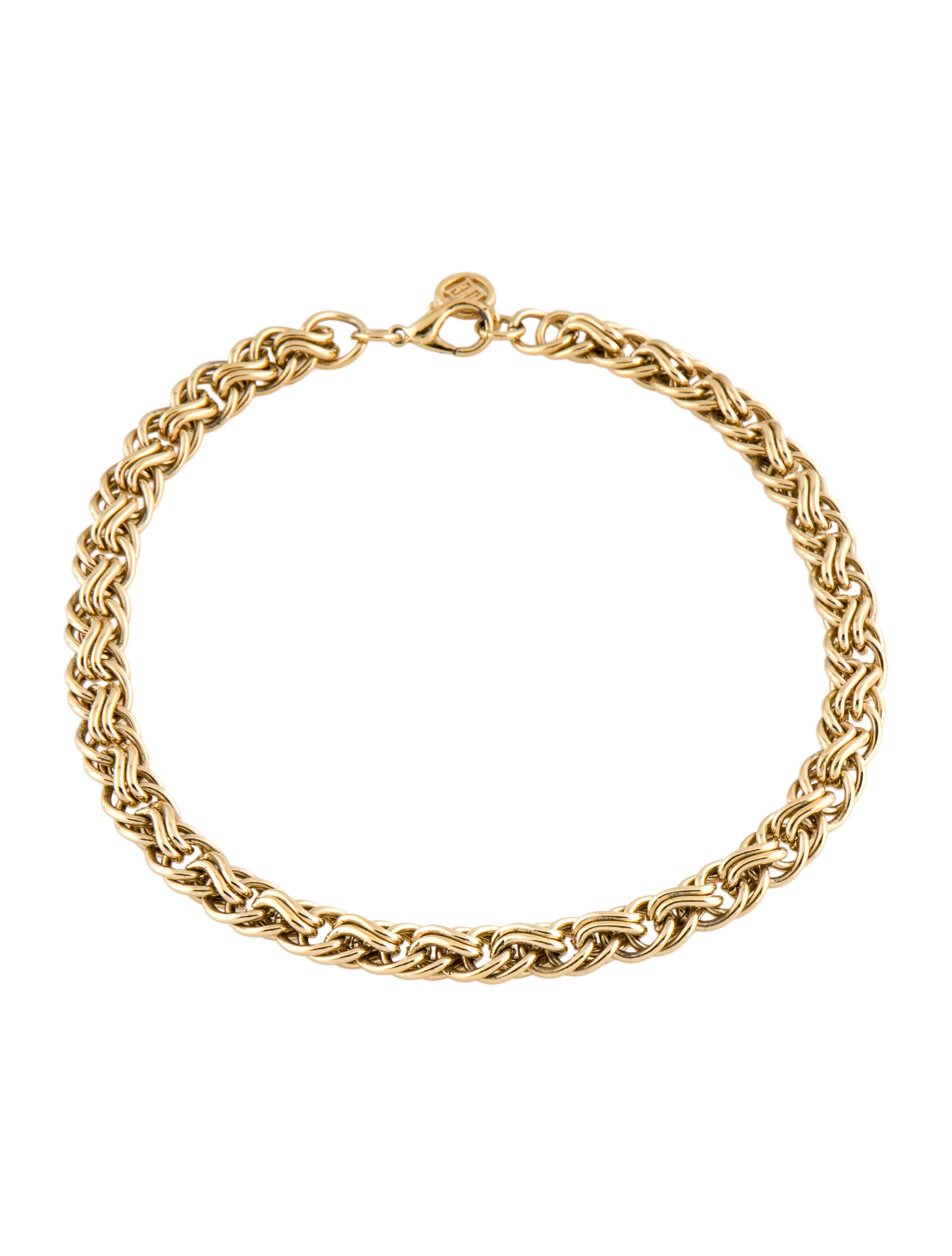 Vivienne Westwood Faux Pearl & Crystal One Row Bas Relief Choker ...