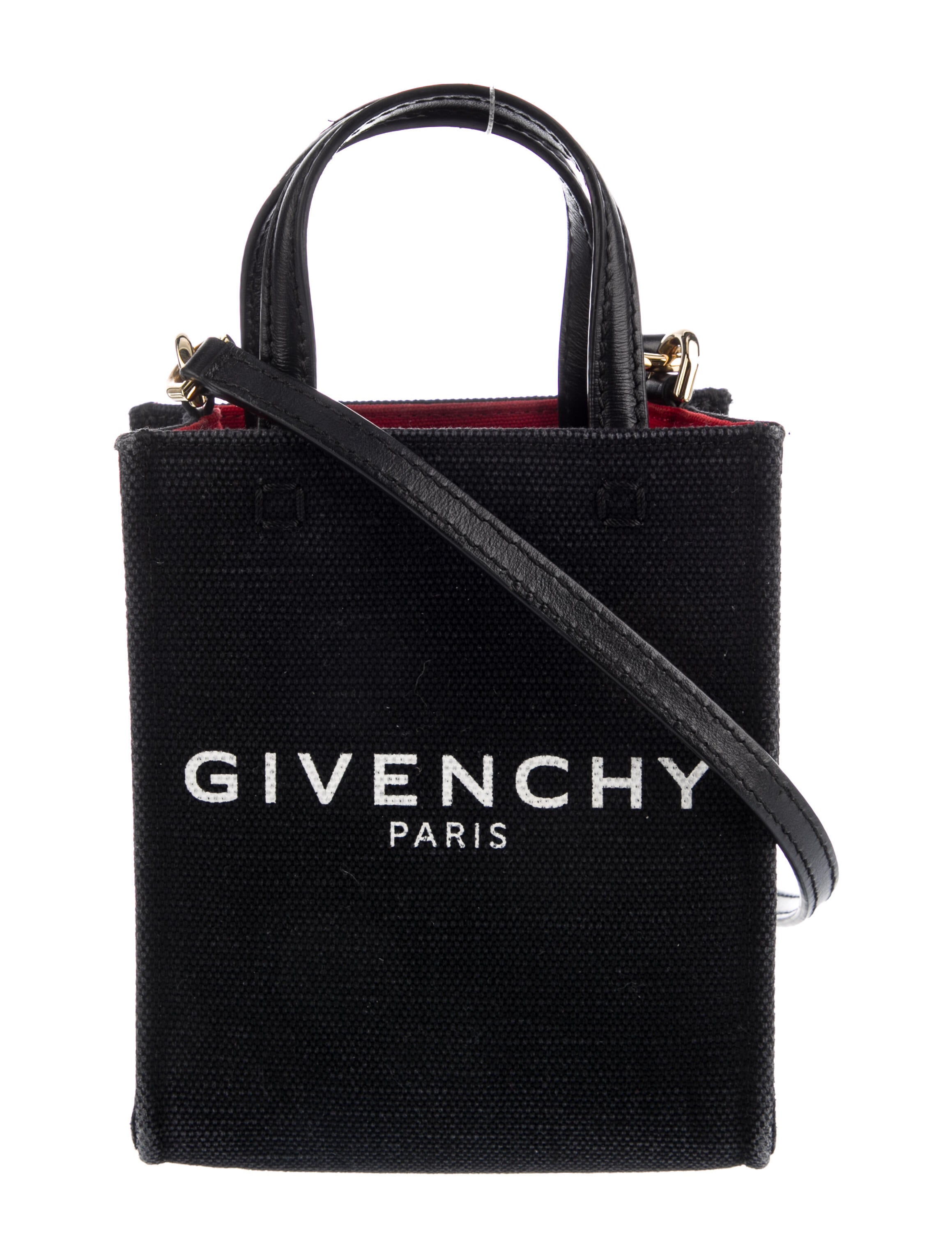 Givenchy Coated Canvas Mini Tote - Black Totes, Handbags - GIV176245 ...