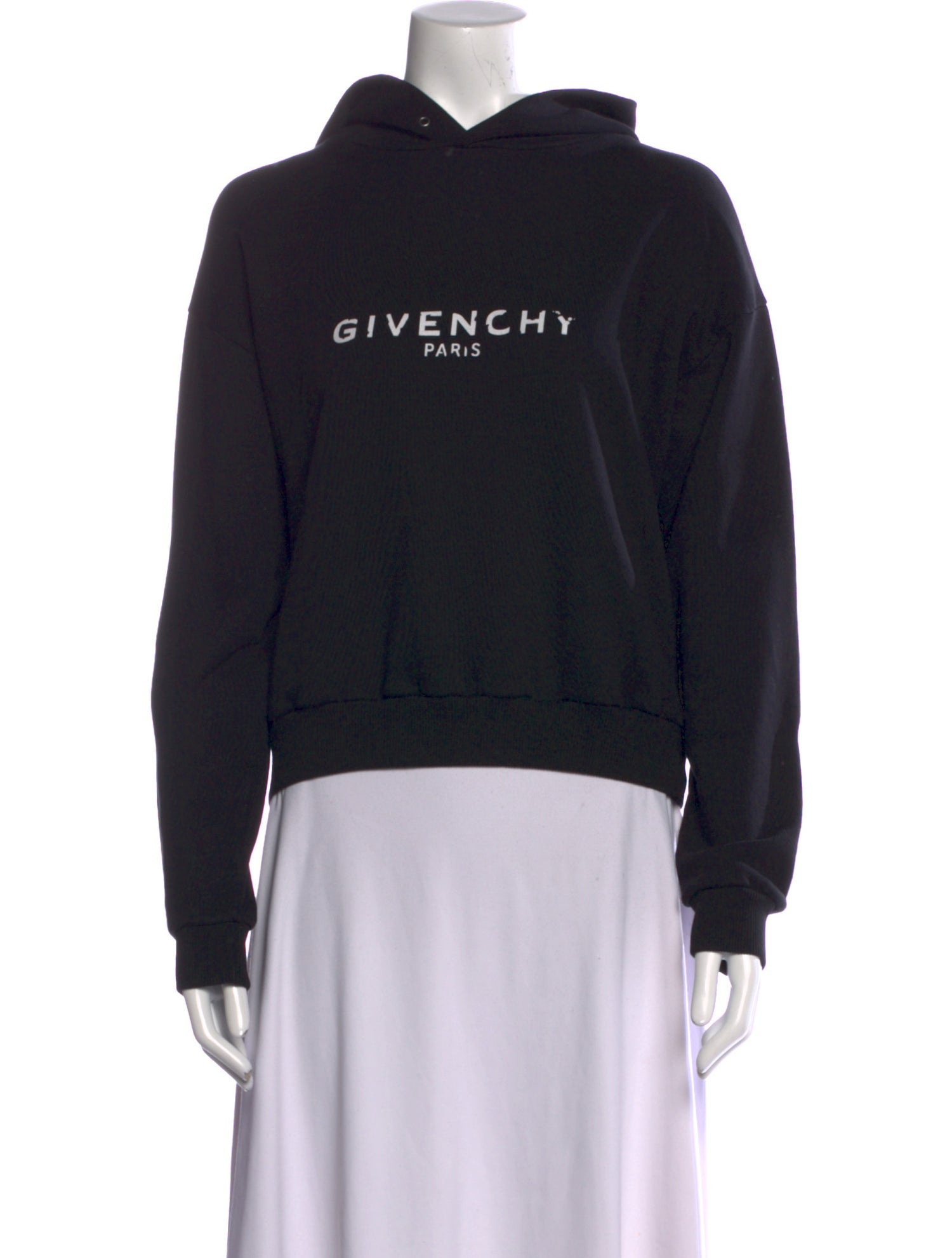 Givenchy Graphic Print Crew Neck Sweatshirt - Black Tops, Clothing ...