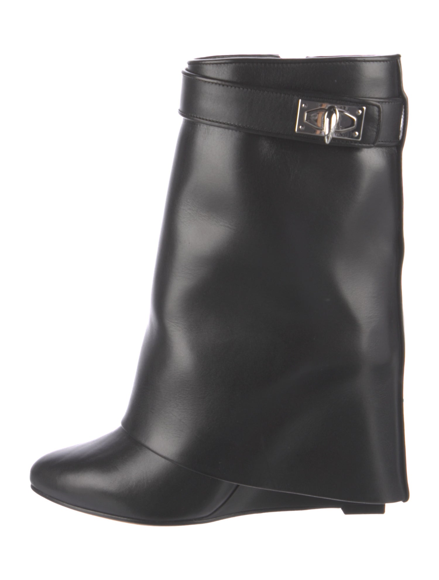 Givenchy Leather Moto Boots - Black Boots, Shoes - GIV183639 | The RealReal