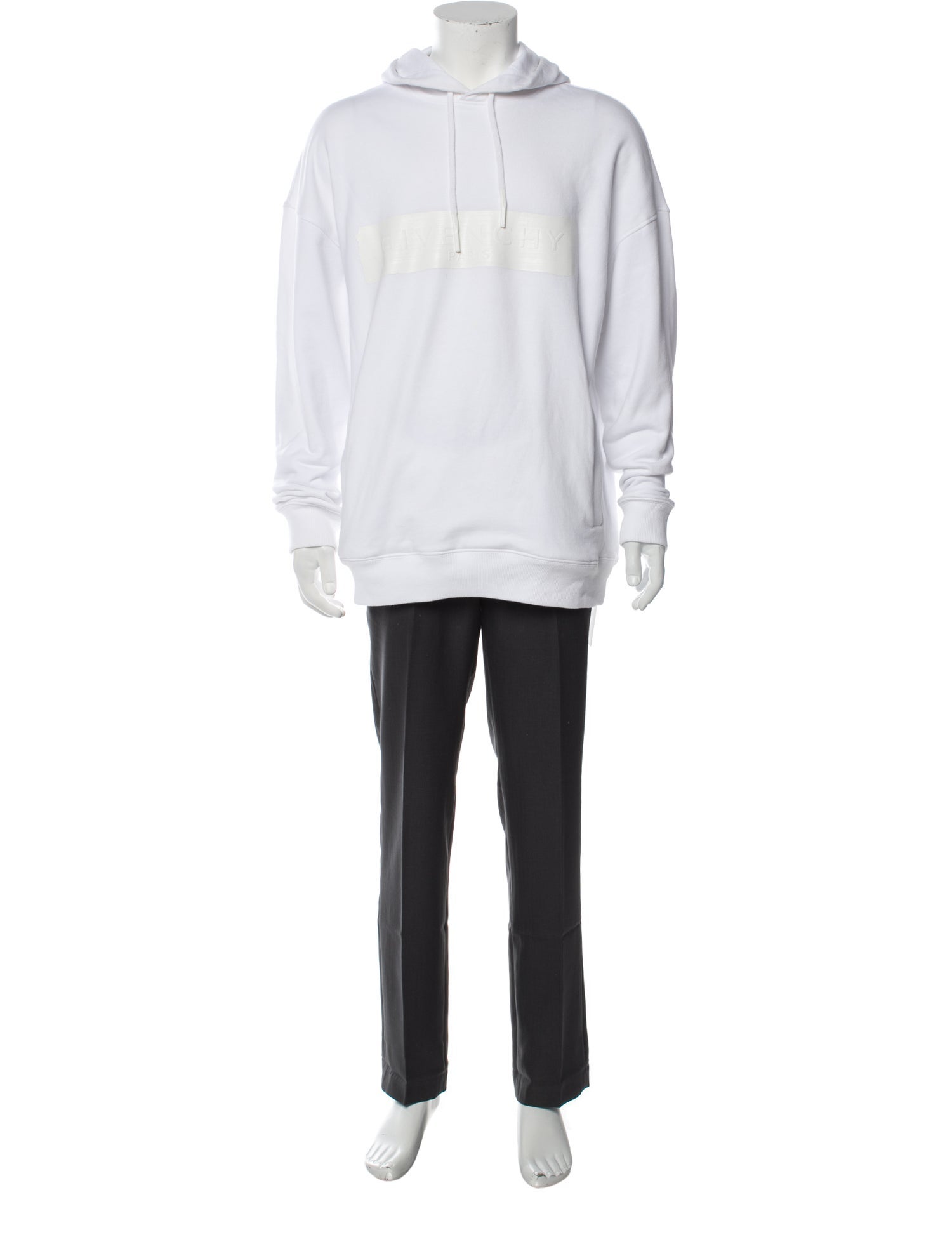 Givenchy Crew Neck Long Sleeve Hoodie - White Sweatshirts & Hoodies ...