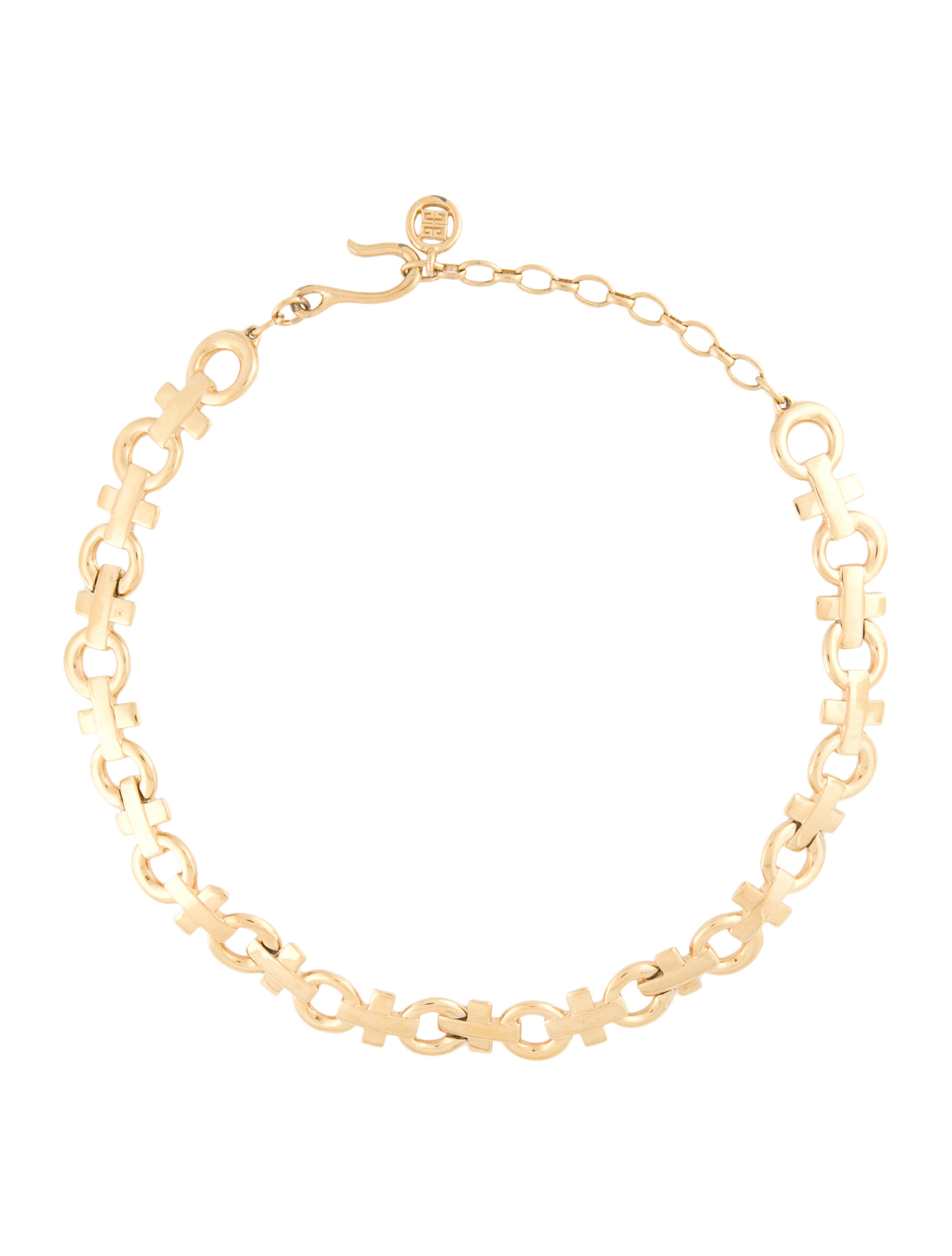 Etro Fabric Chain Necklace - Gold-Tone Metal Chain, Necklaces ...