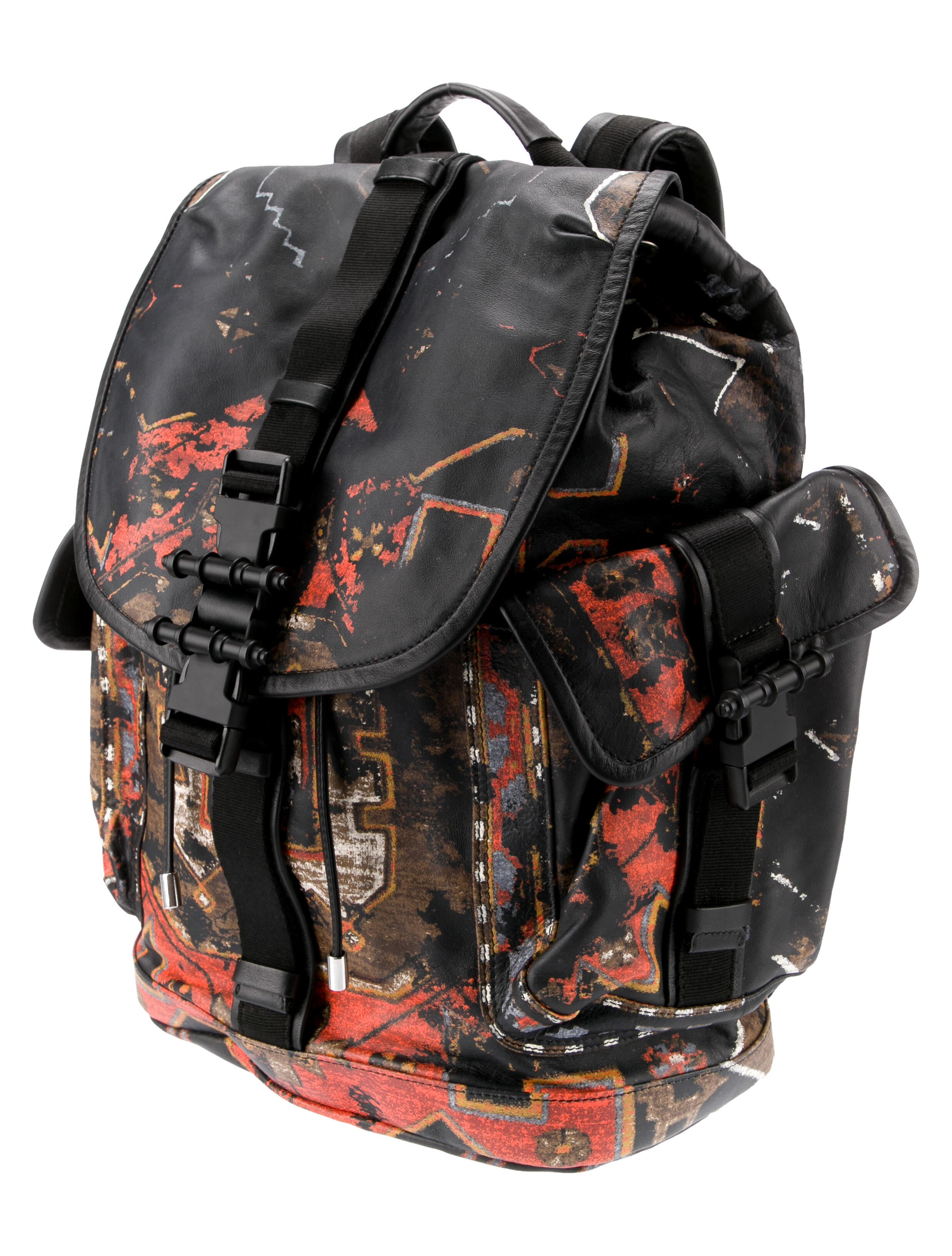 Gucci Leather Web and Snake Backpack - Green Backpacks, Bags ...