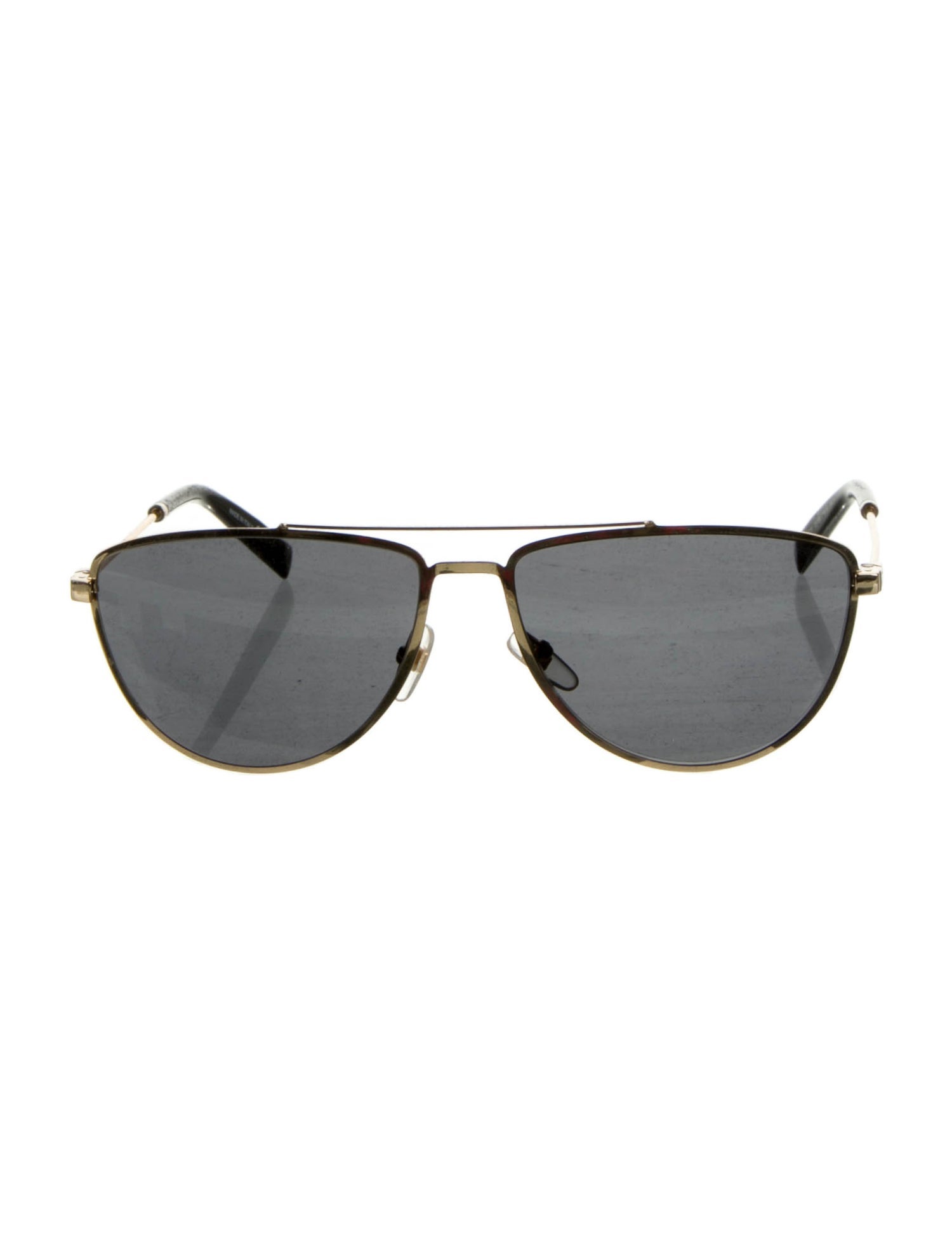 Givenchy Aviator Tinted Sunglasses - Gold Sunglasses, Accessories ...