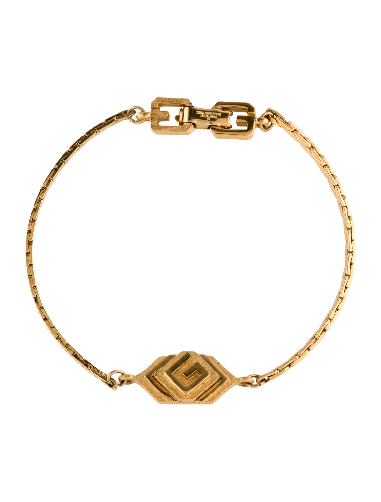 Givenchy Vintage Link Bracelet - Gold-Tone Metal Link, Bracelets ...
