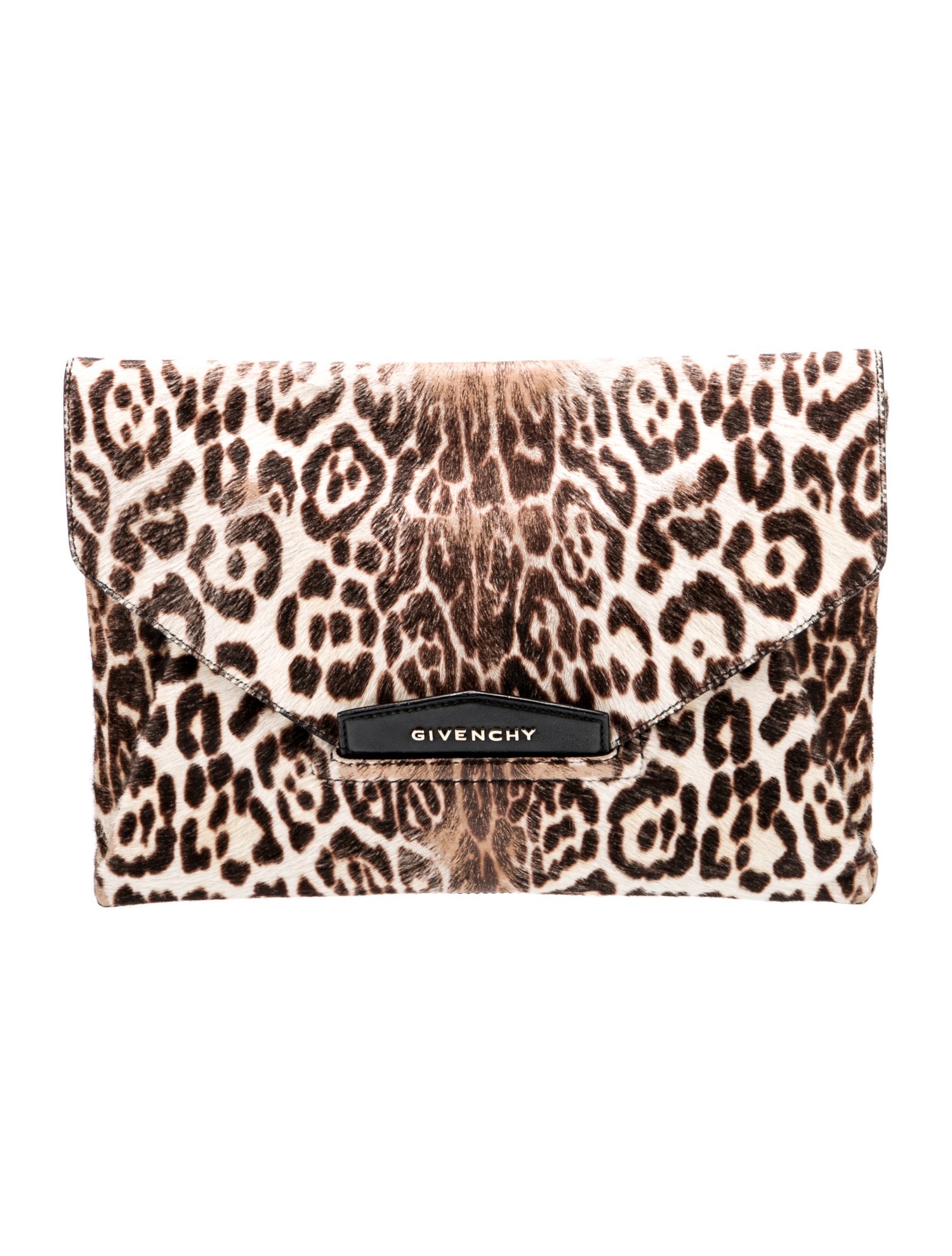 Givenchy Pony Hair Clutches - Neutrals Clutches, Handbags - GIV194550 | The RealReal