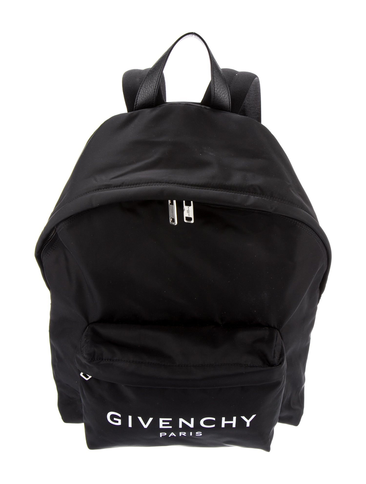 Givenchy Nylon Leather Trim Backpack - Black Backpacks, Handbags ...