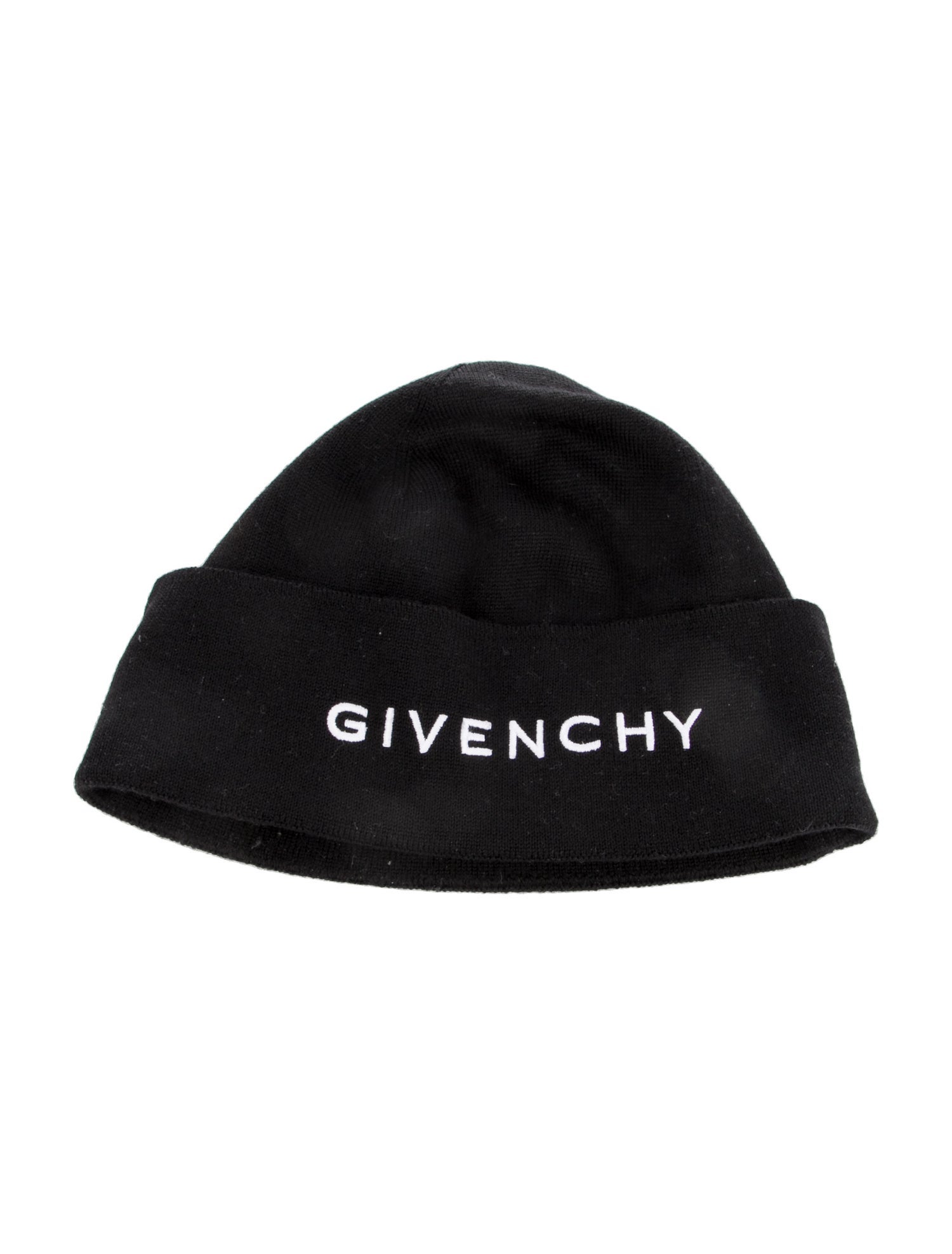 Givenchy Logo-Embroidered Wool Beanie - Black Hats, Accessories ...