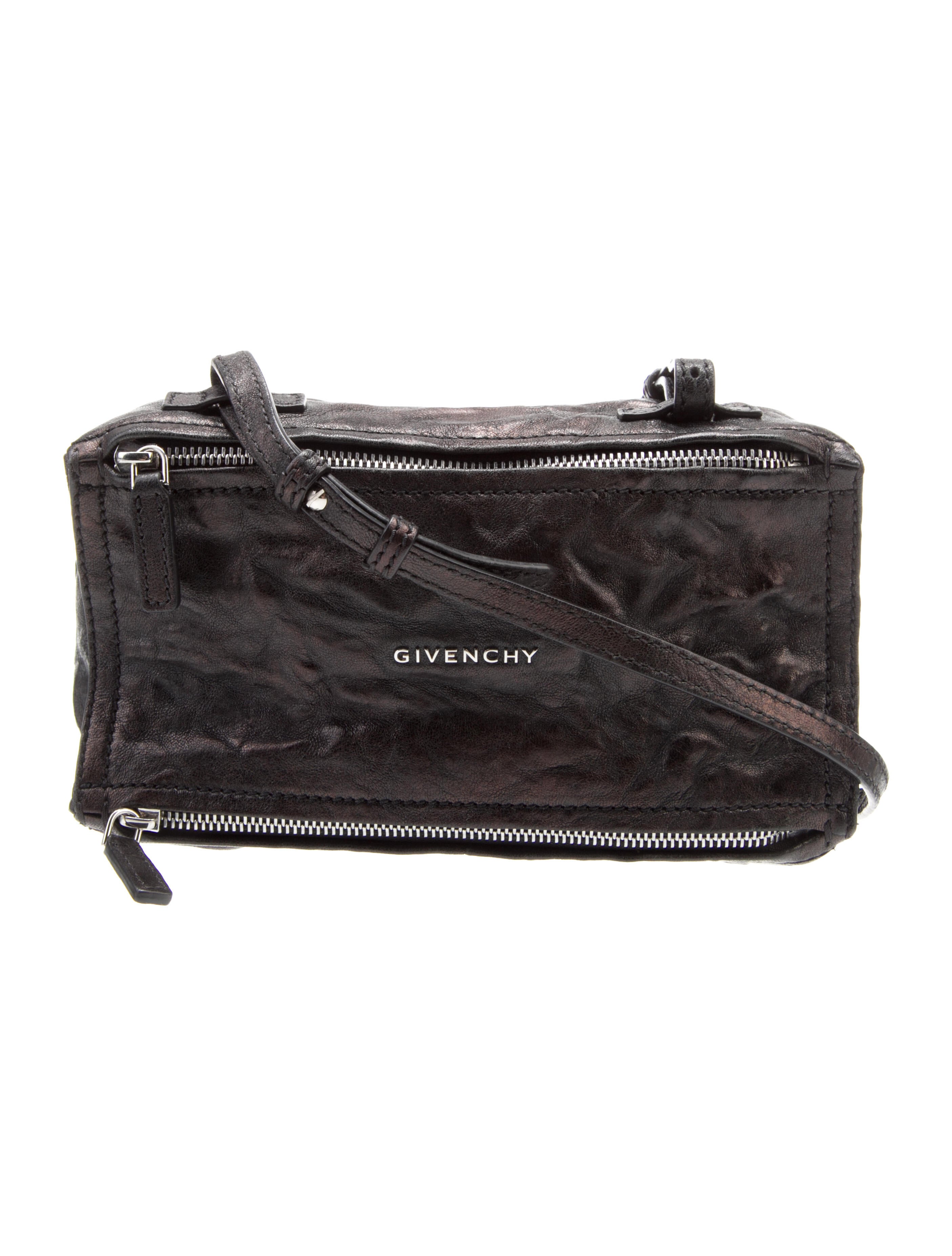 Givenchy Pandora Leather Crossbody Bag - Black Crossbody Bags, Handbags ...