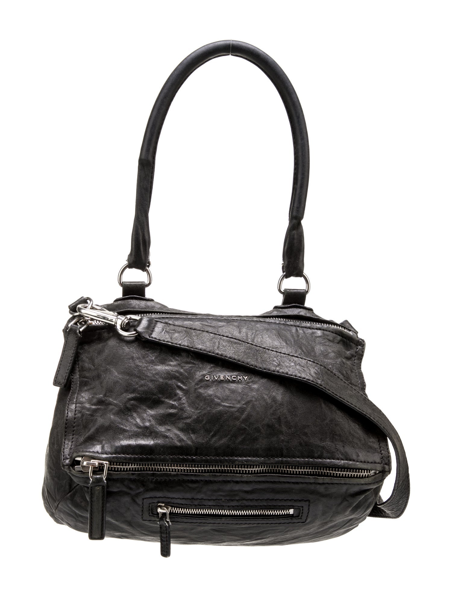 Givenchy Leather - Black Shoulder Bags, Handbags - GIV199526 | The RealReal