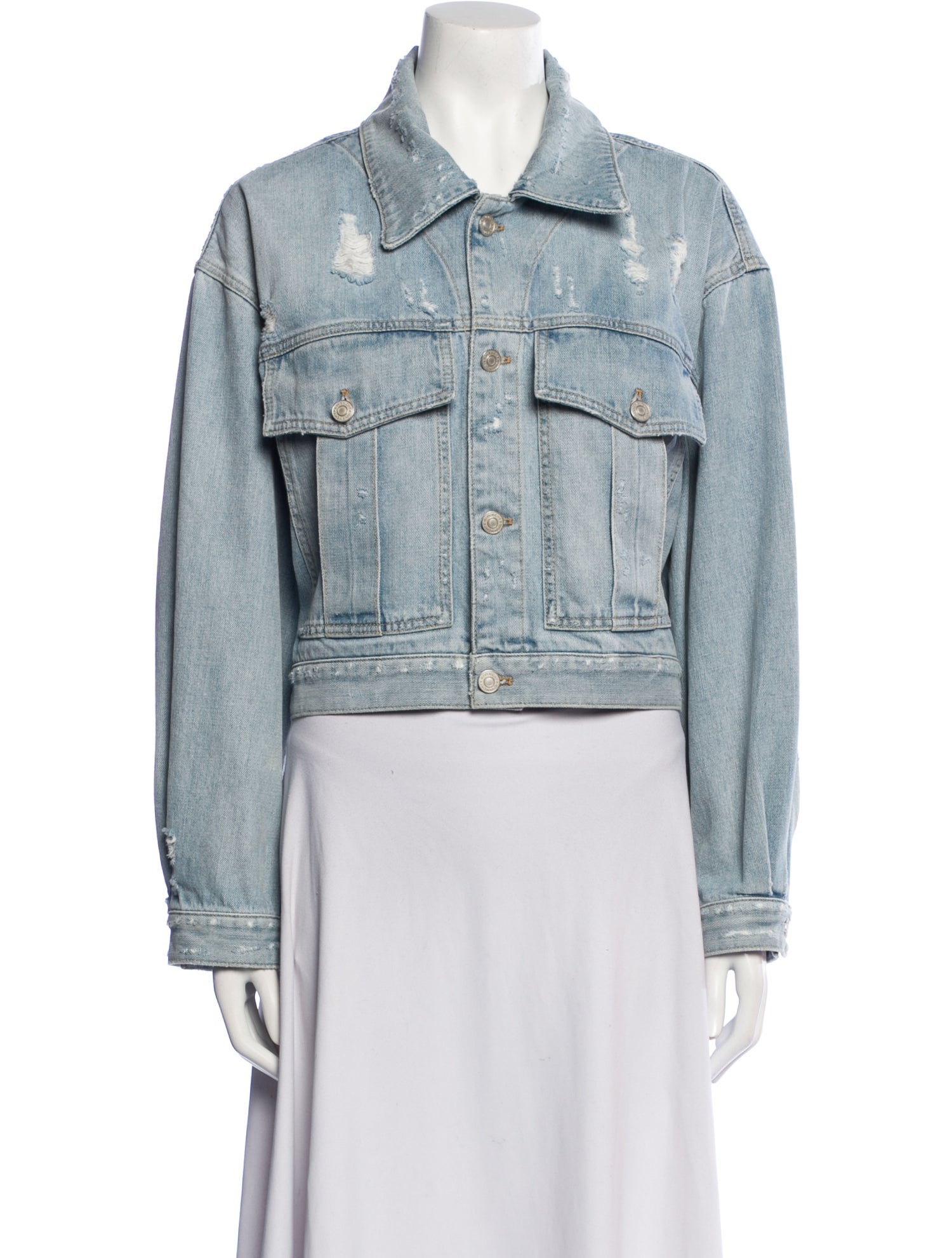 Givenchy Denim Jacket - Blue Jackets, Clothing - GIV200383 | The RealReal