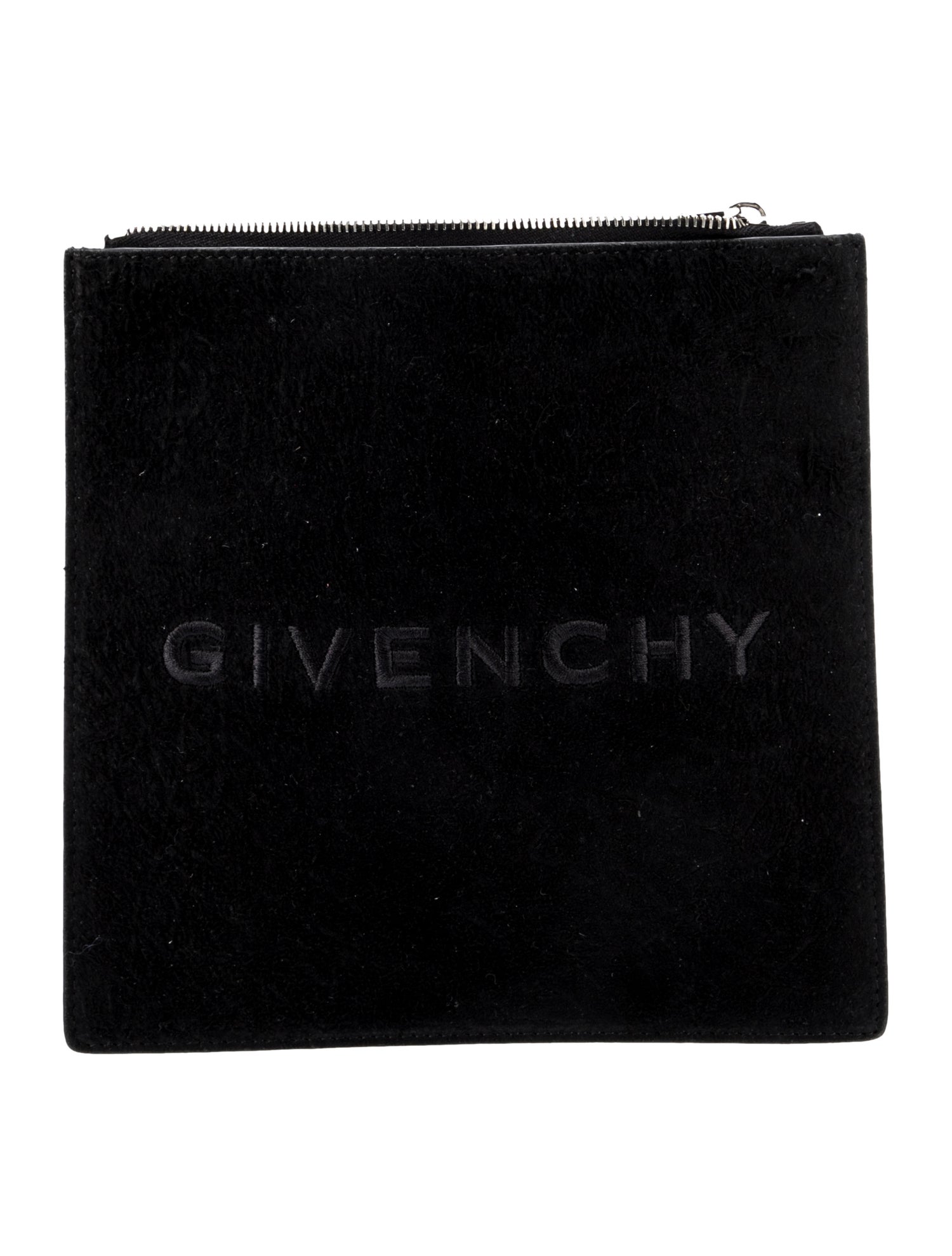 Givenchy Suede Pouch - Black Portfolios & Pouches, Bags - GIV200602 ...