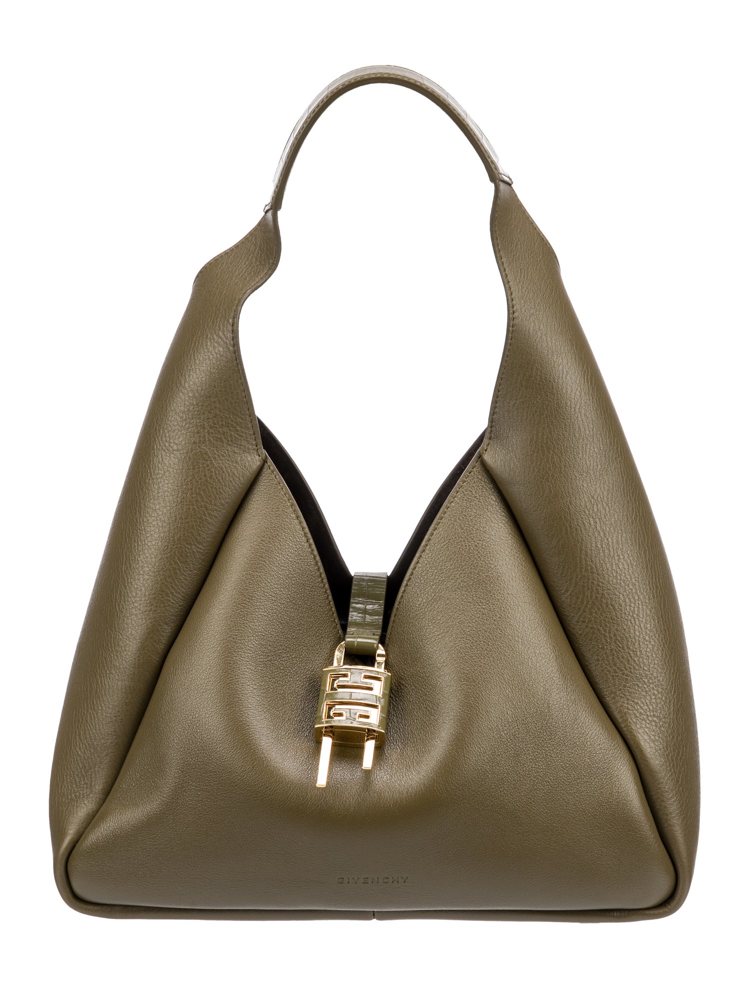 Givenchy Textured Leather Hobo - Green Hobos, Handbags - GIV203034 ...