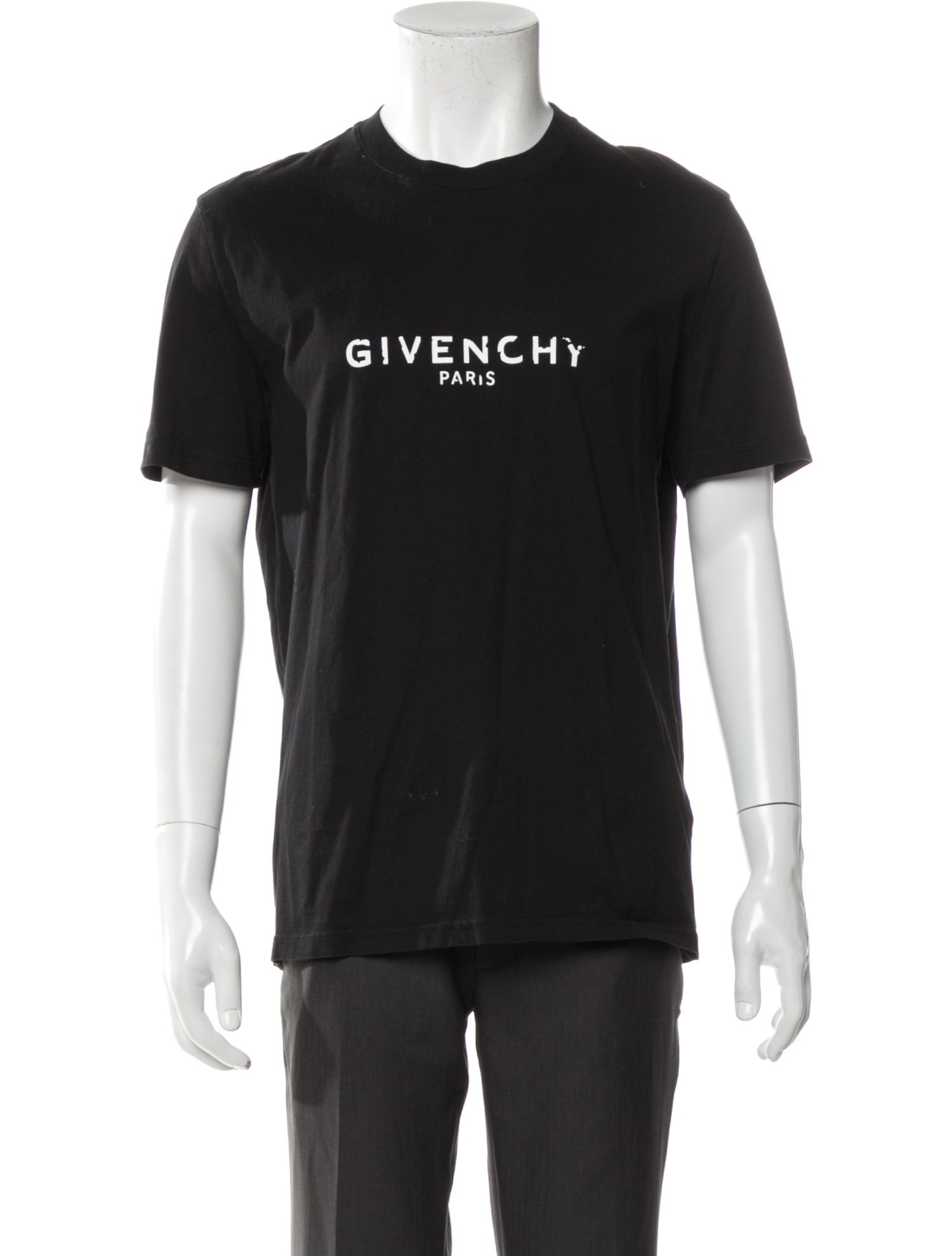 Givenchy Graphic Print Crew Neck T-Shirt - Black T-Shirts, Clothing ...