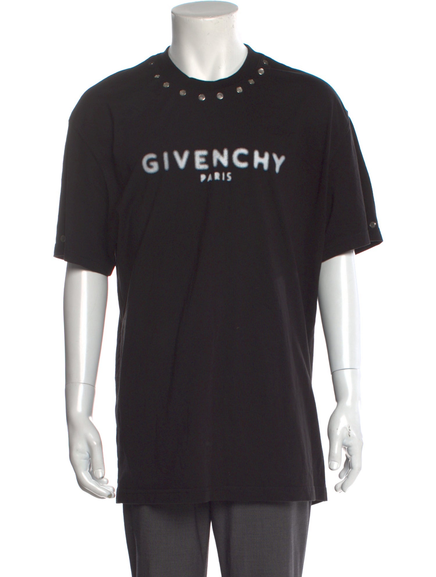Givenchy Graphic Print Crew Neck T-Shirt - Black T-Shirts, Clothing ...