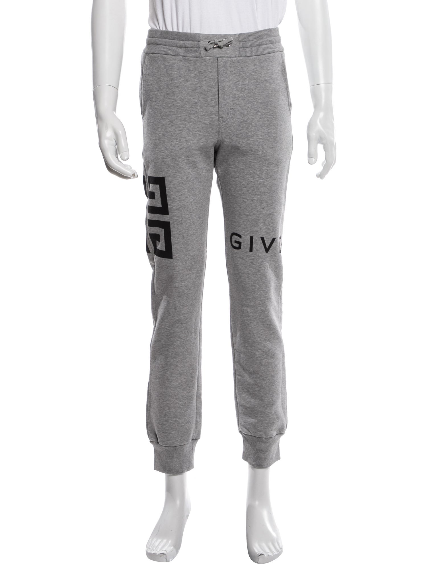 Givenchy Graphic Print Distressed Accents Lounge Bottoms w/ Tags - Grey ...