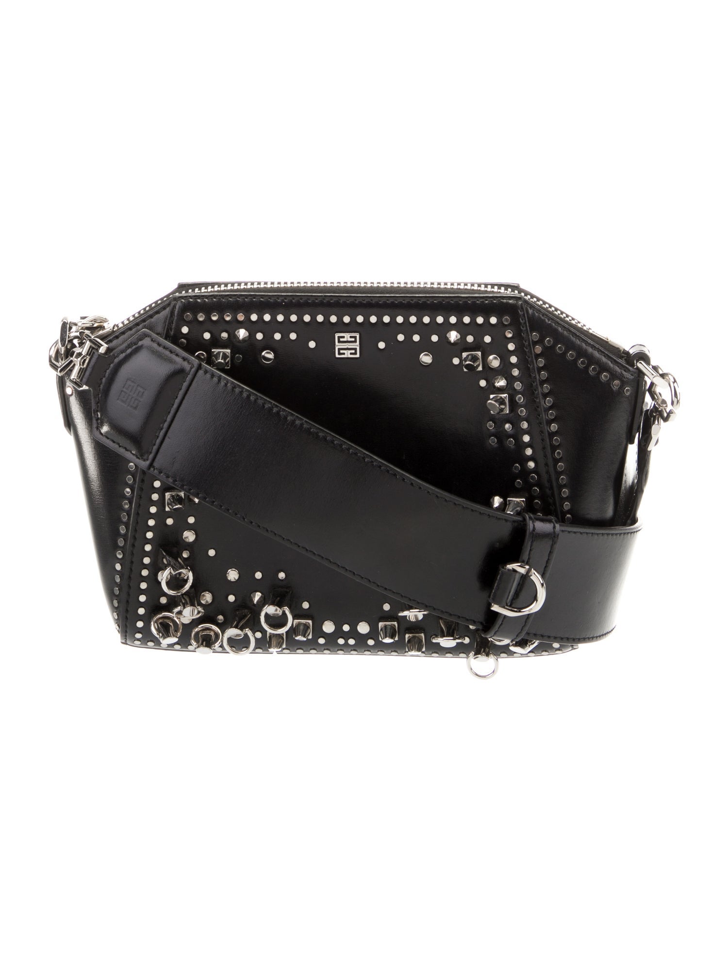 Givenchy Studded Leather Crossbody Bag - Black Crossbody Bags, Handbags ...