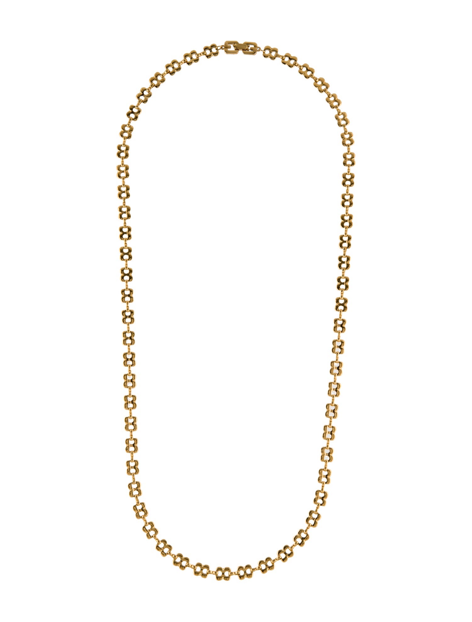 Givenchy Vintage Chain Necklace - Gold-Plated Chain, Necklaces ...