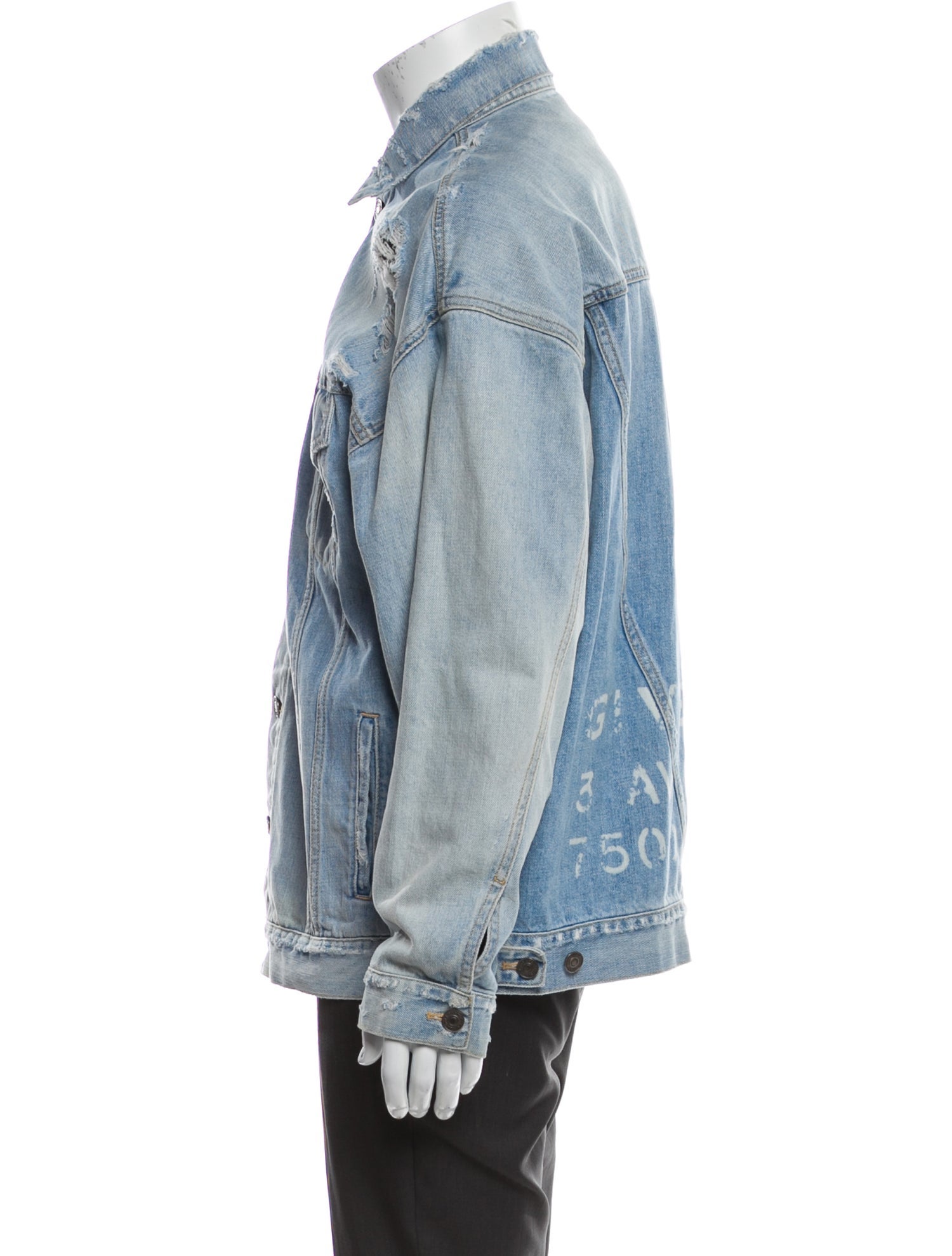 Givenchy Denim Jacket - Blue Outerwear, Clothing - GIV205932 | The RealReal