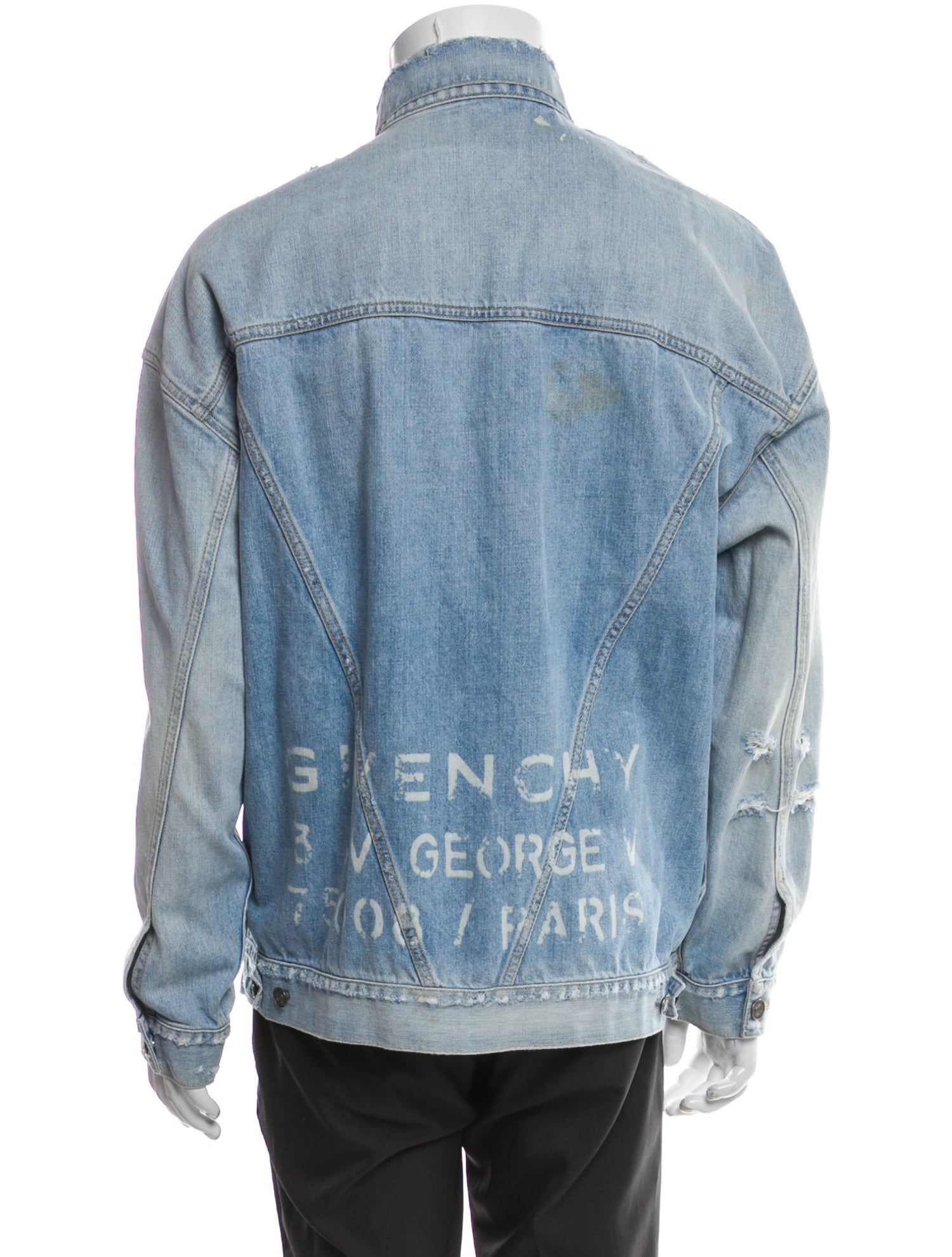 Givenchy Denim Jacket - Blue Outerwear, Clothing - GIV205932 | The RealReal