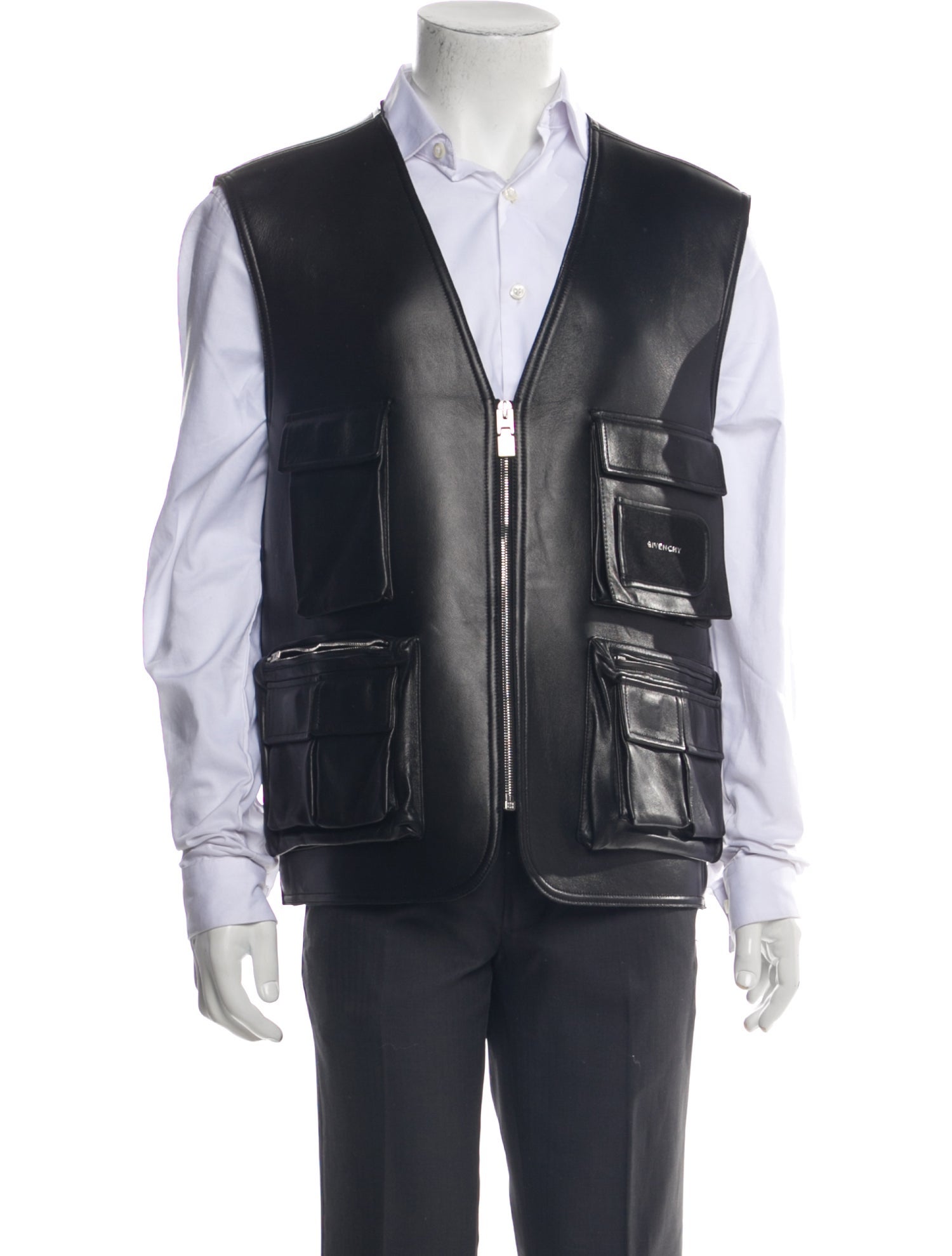 Givenchy Lambskin Vest - Black Outerwear, Clothing - GIV207663 | The ...