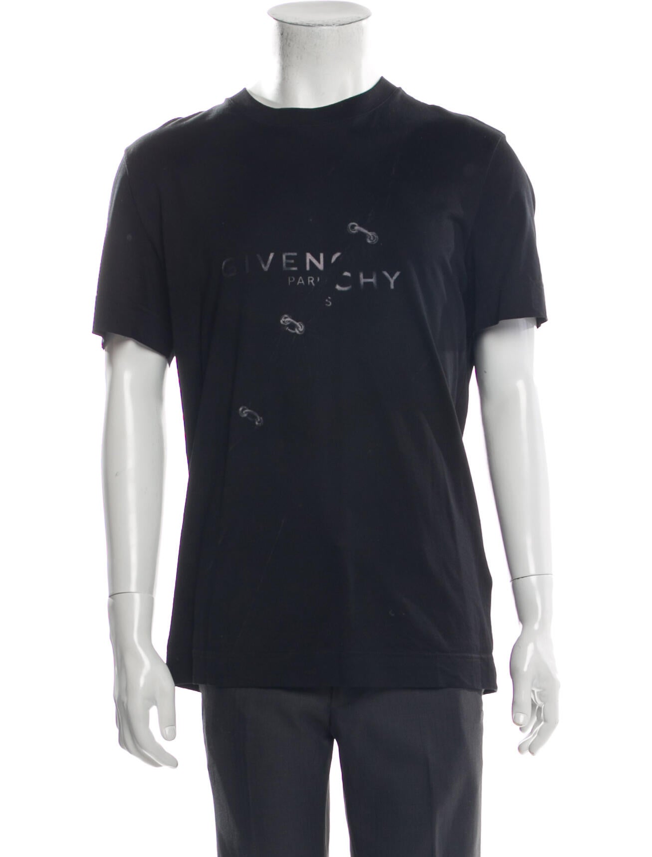 Givenchy Graphic Print Crew Neck T-Shirt - Black T-Shirts, Clothing ...