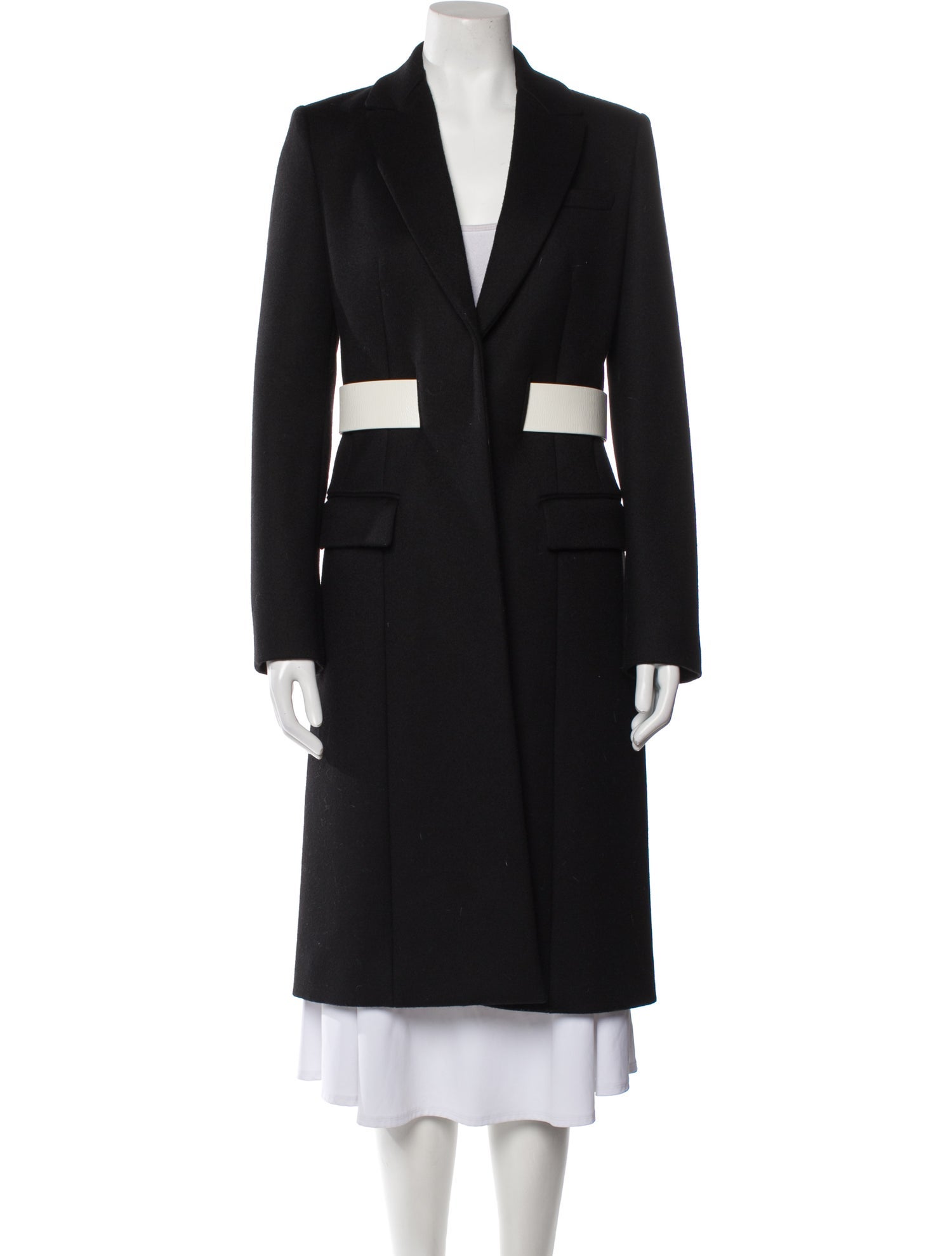 Givenchy Wool Coat - Black Coats, Clothing - GIV208447 | The RealReal