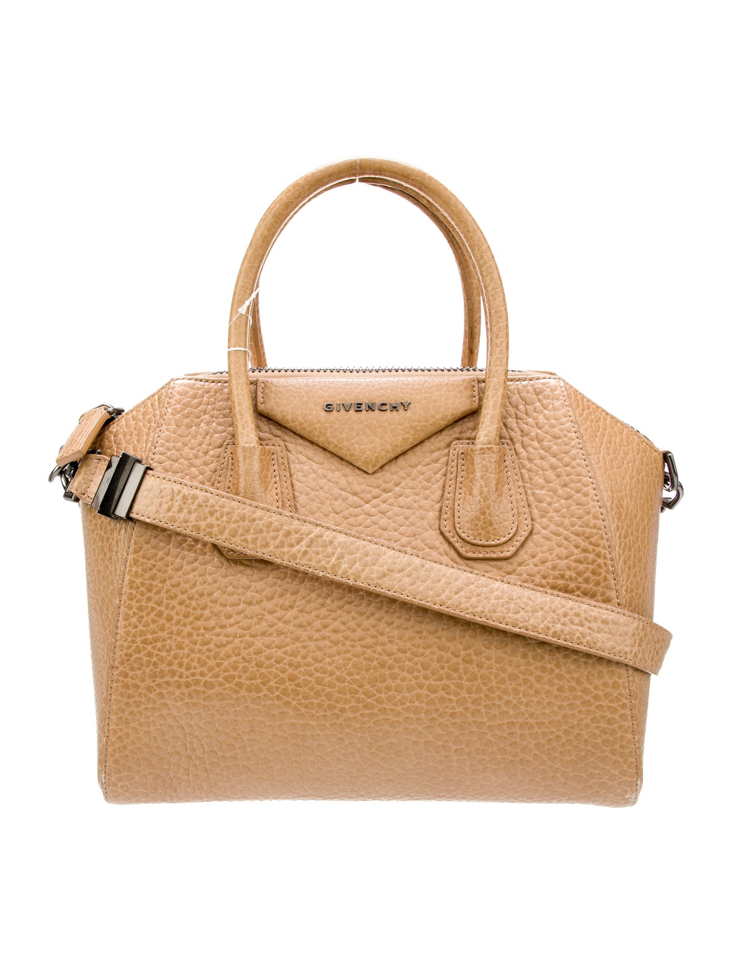 Givenchy Leather Top Handle Bag - Neutrals Handle Bags, Handbags ...