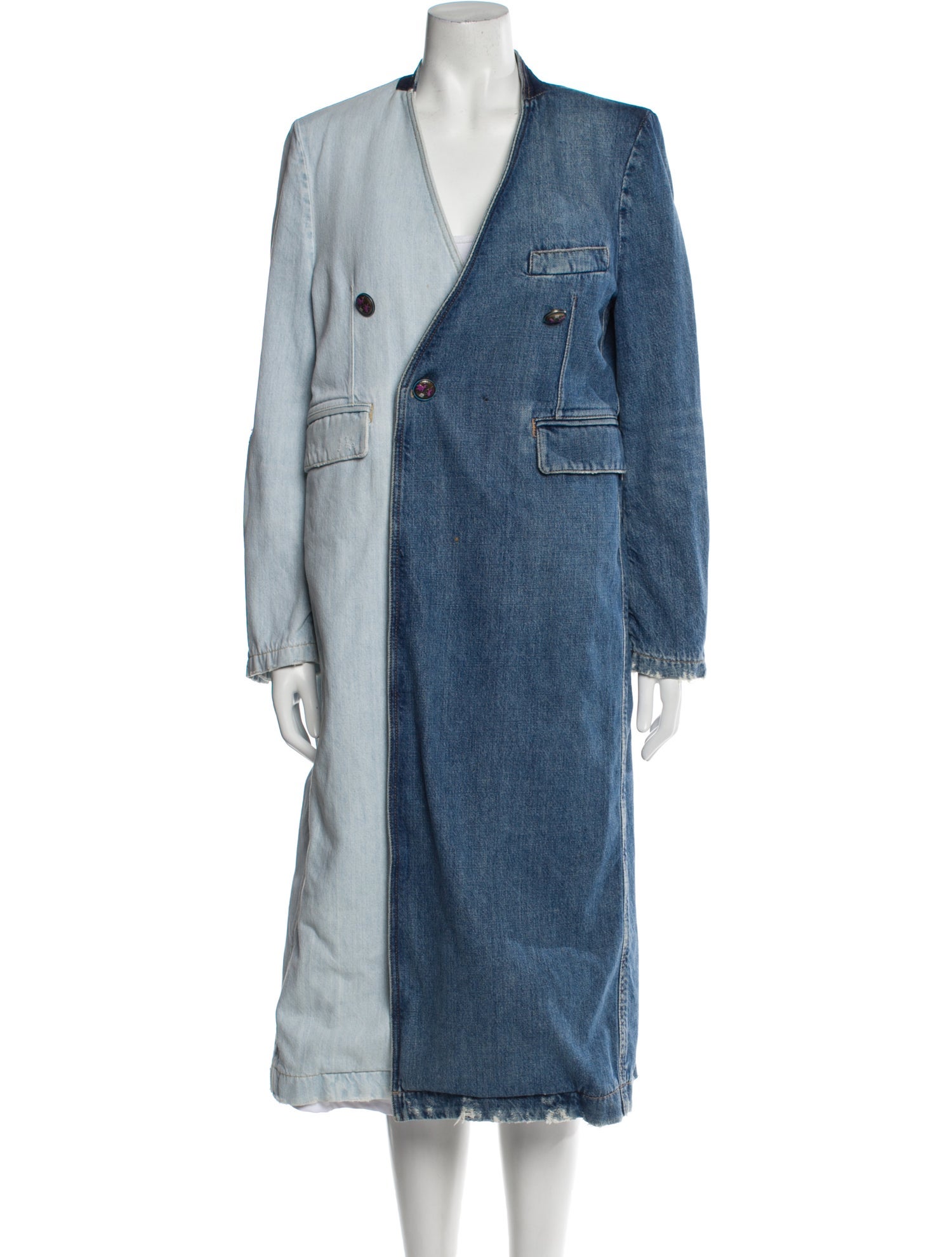 Givenchy Coat - Blue Coats, Clothing - GIV211328 | The RealReal