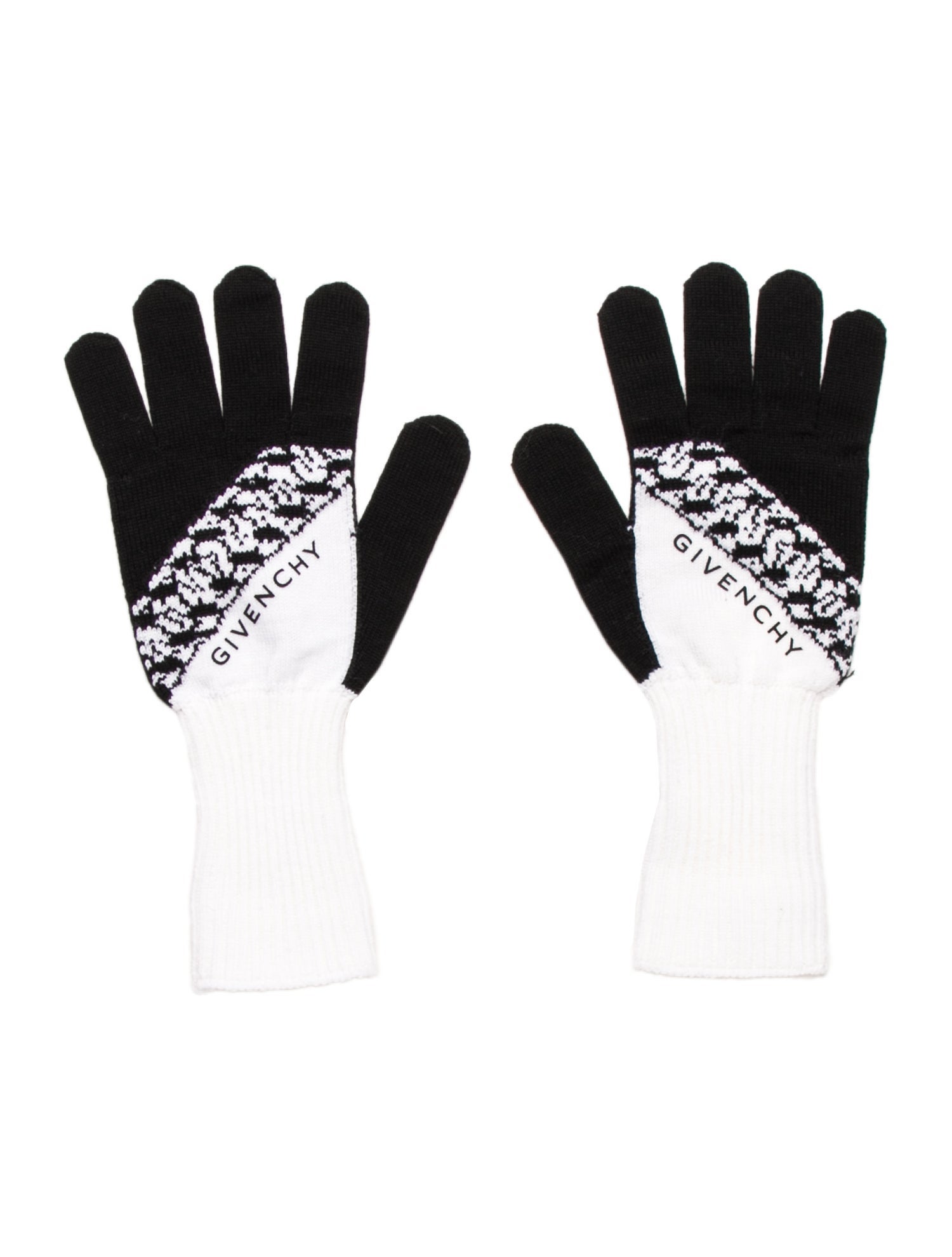 Raf Simons Knit Gloves - Black Gloves & Mittens, Accessories - RAF25597 ...