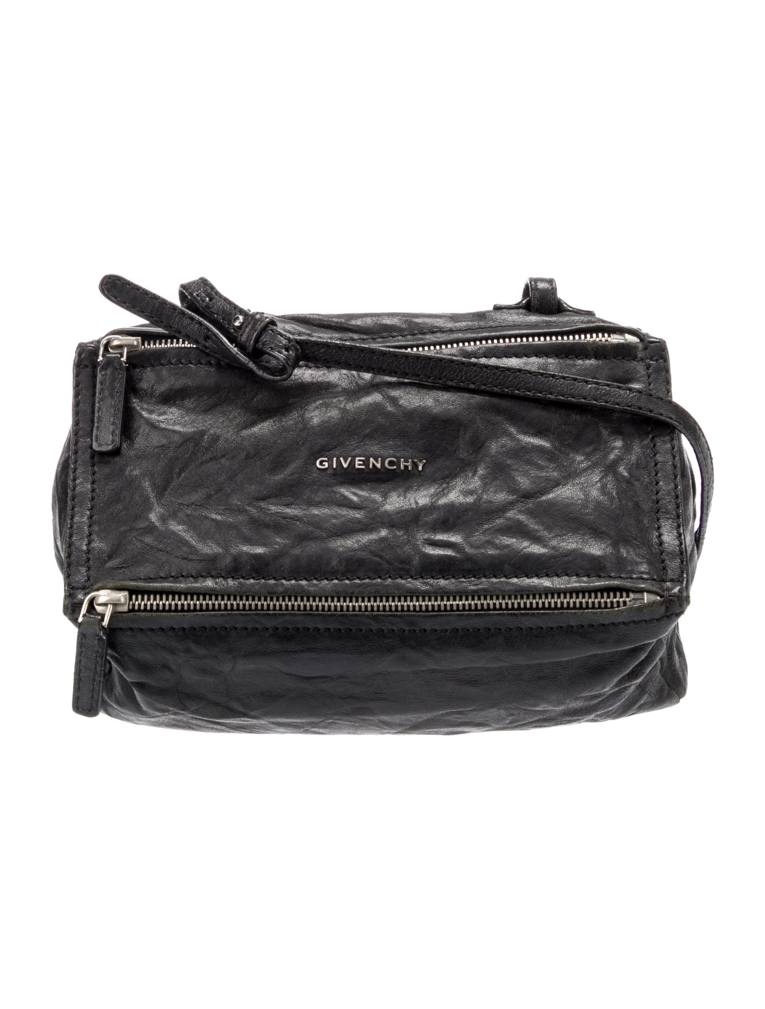 Givenchy Pandora Leather Crossbody Bag - Black Crossbody Bags, Handbags ...