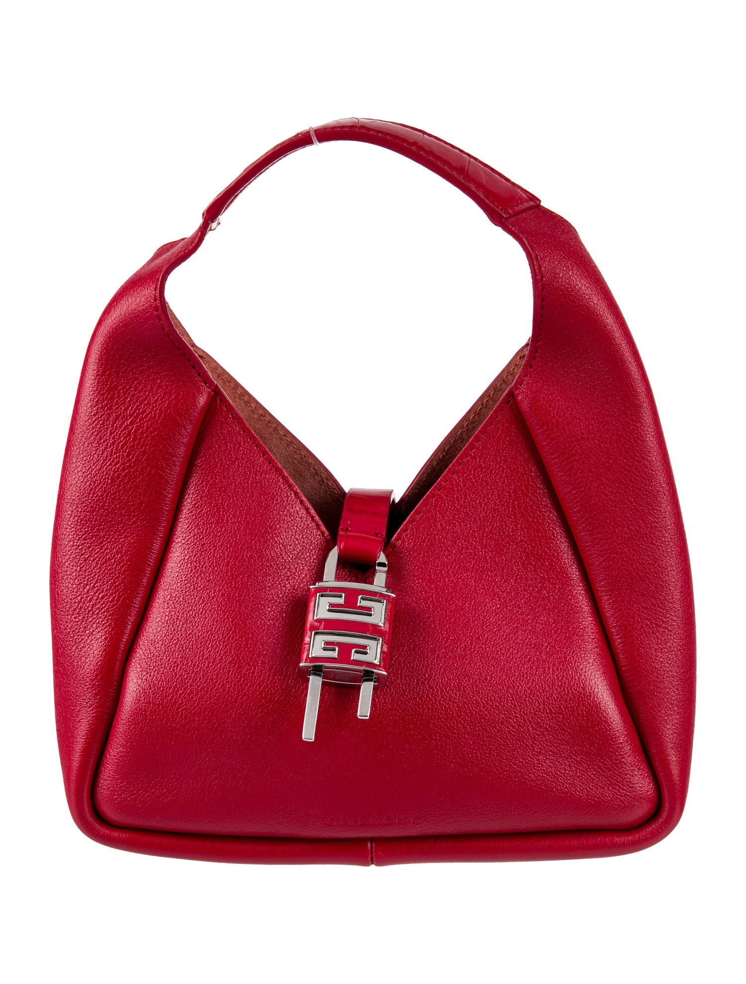 Givenchy Leather Hobo - Red Mini Bags, Handbags - GIV213894 | The RealReal