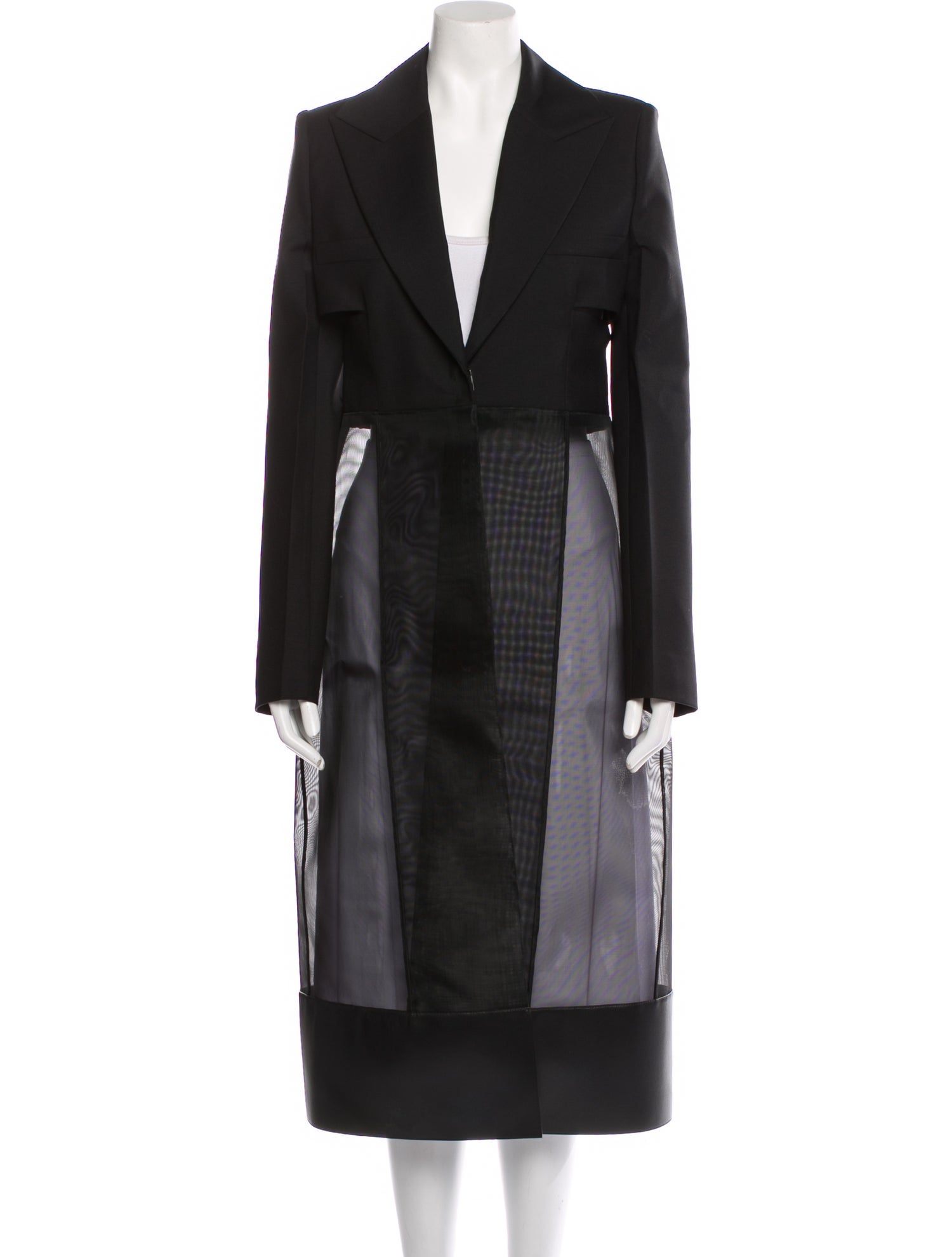Givenchy Wool Coat - Black Coats, Clothing - GIV214028 | The RealReal