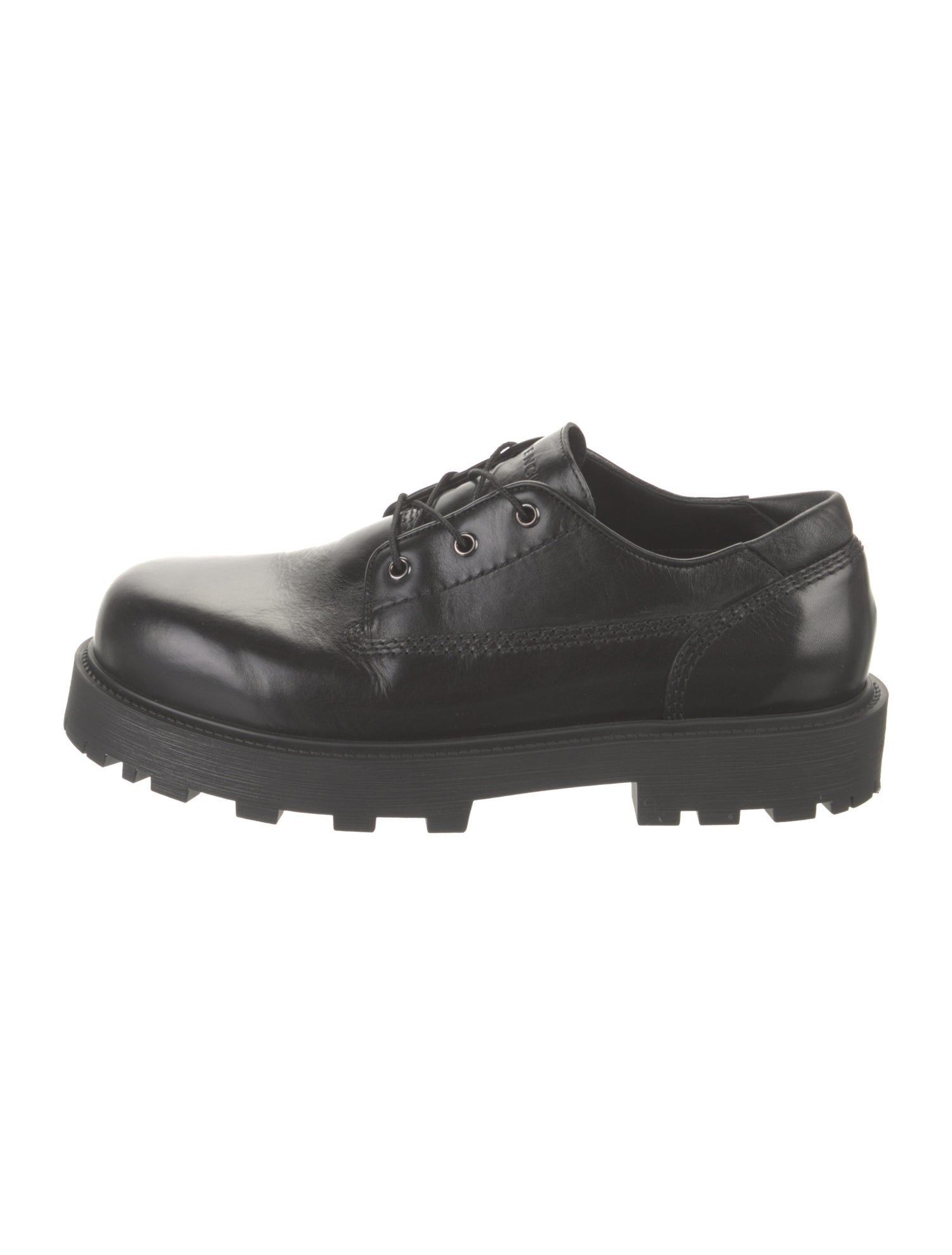 Givenchy Leather Derby Shoes - Black Oxfords, Shoes - GIV215017 | The ...