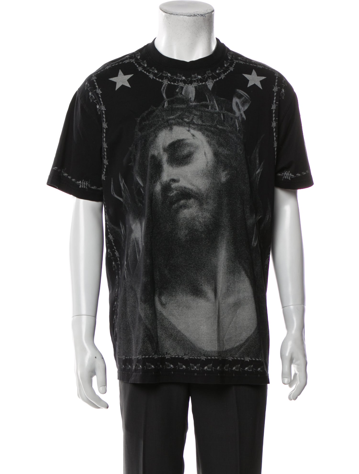 Givenchy Graphic Print Crew Neck T-Shirt - Black T-Shirts, Clothing ...