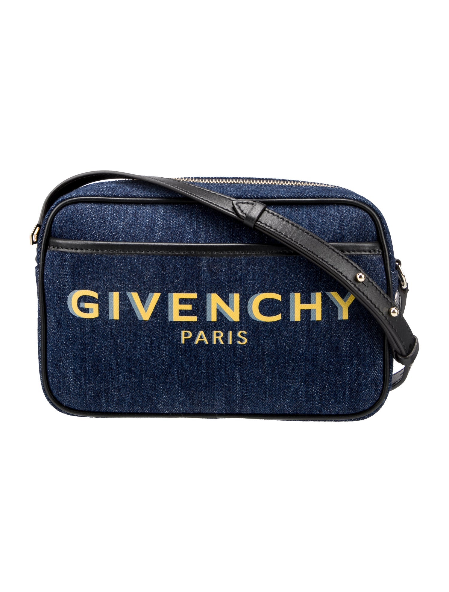 Givenchy Denim Crossbody Bag w/ Tags - Blue Crossbody Bags, Handbags ...