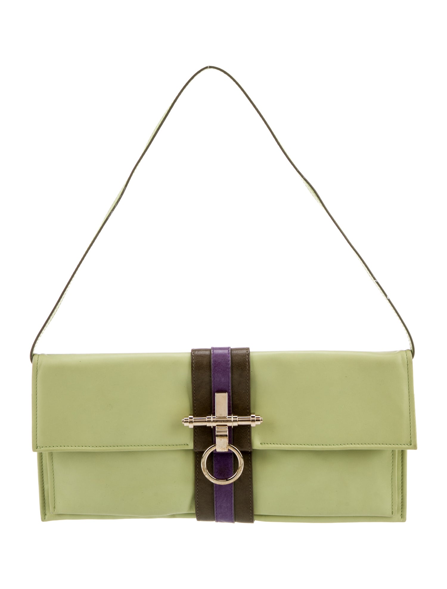 Givenchy Leather Obsedia - Green Shoulder Bags, Handbags - GIV215993 ...