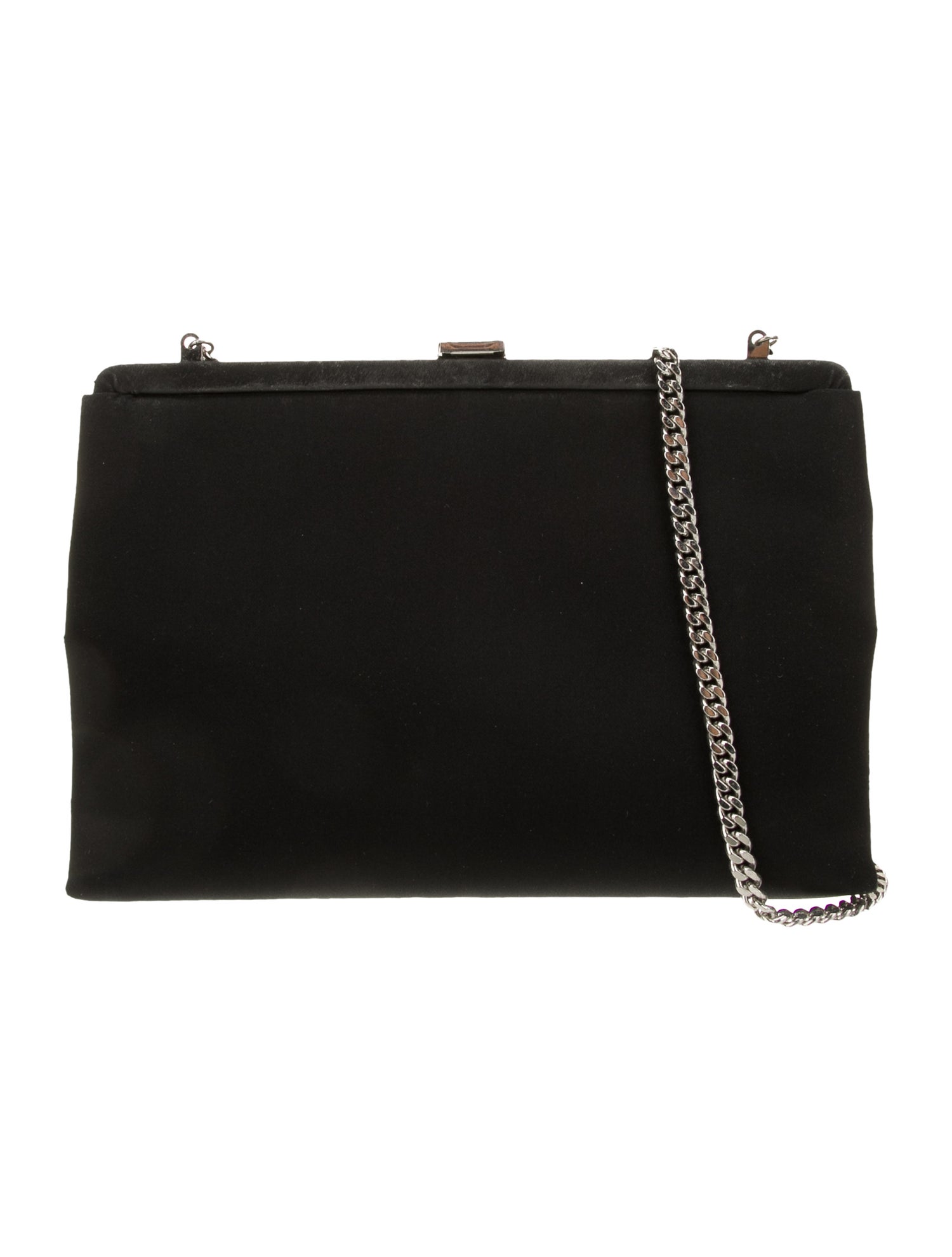 Sandro Leather Chain Link Shoulder Bag - Black Shoulder Bags, Handbags ...