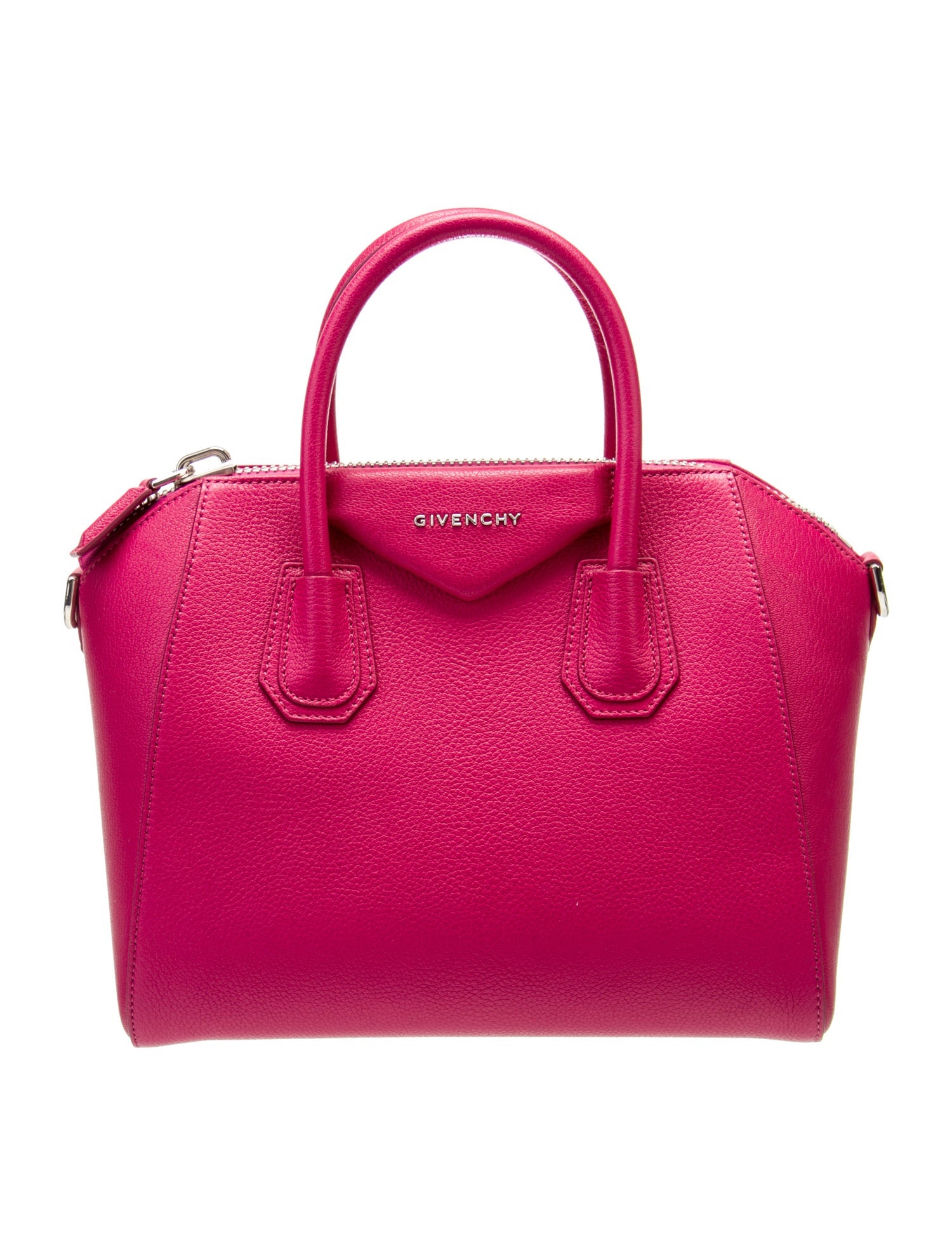 Givenchy Leather Top Handle Bag - Pink Handle Bags, Handbags ...
