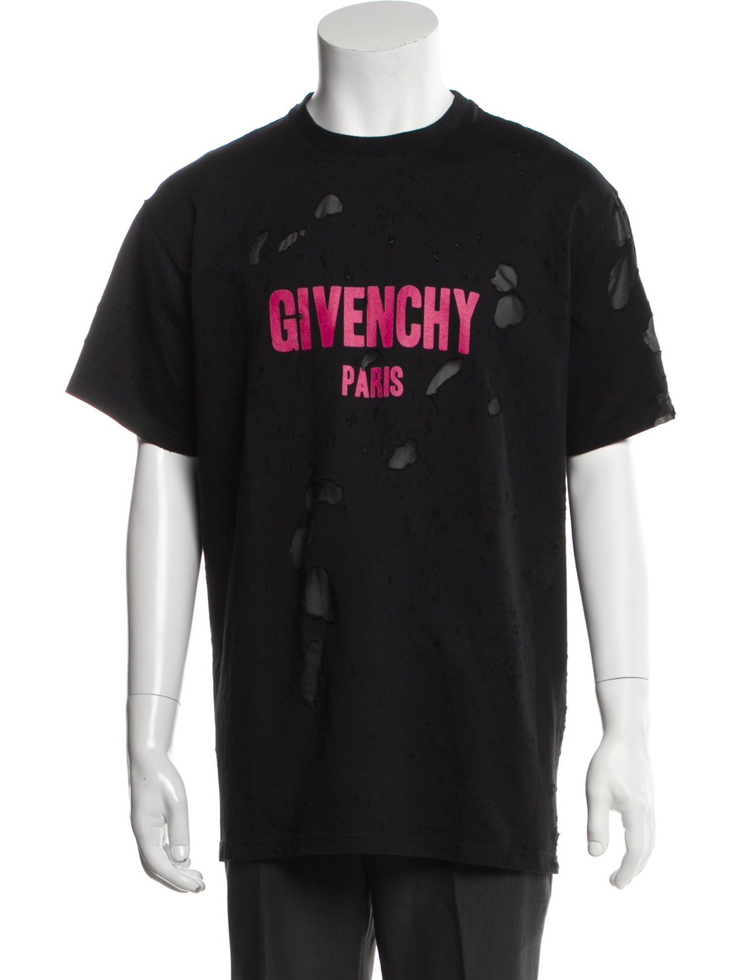 Givenchy Graphic Print Crew Neck T-Shirt - Black T-Shirts, Clothing ...