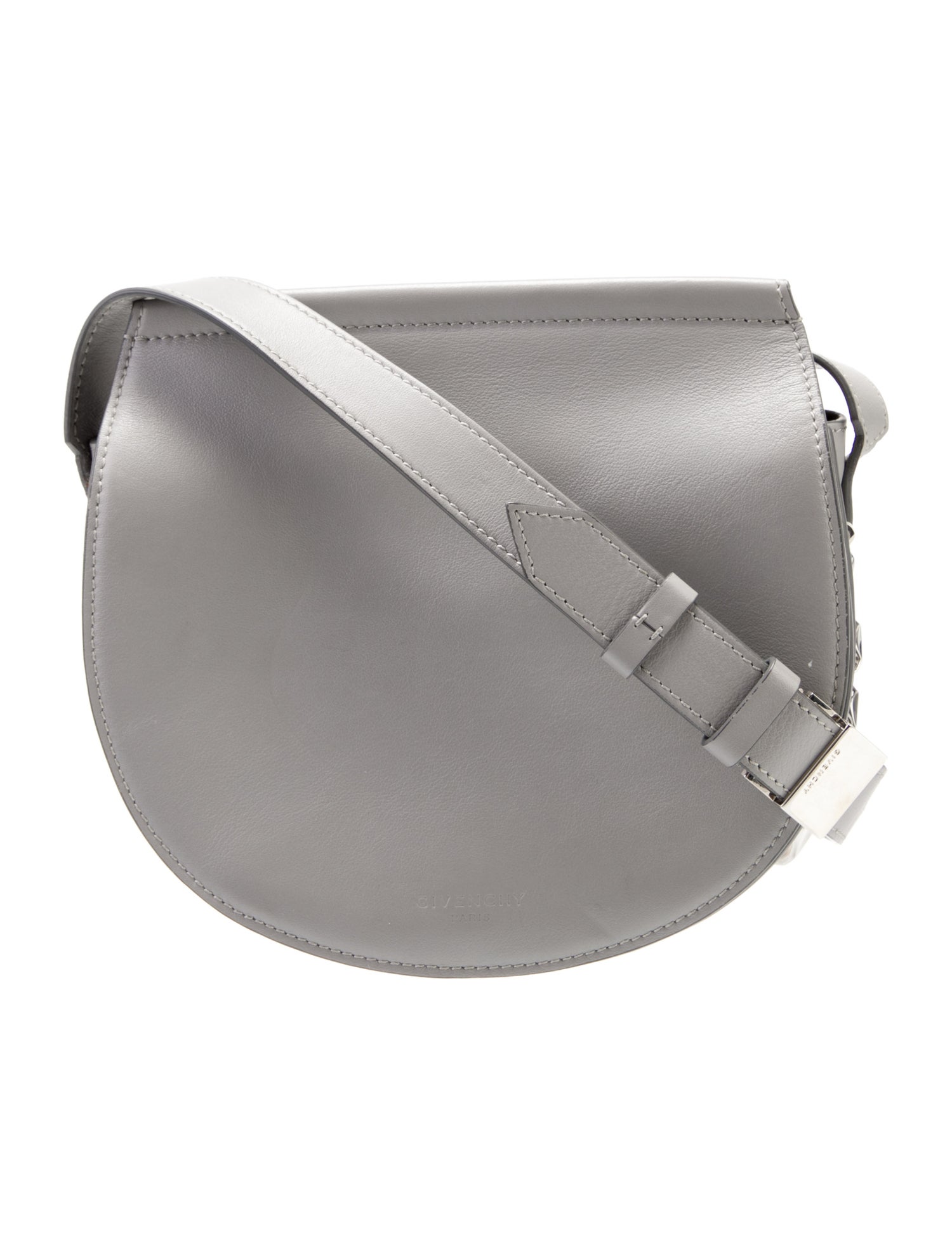 Givenchy Leather Crossbody Bag - Grey Crossbody Bags, Handbags ...