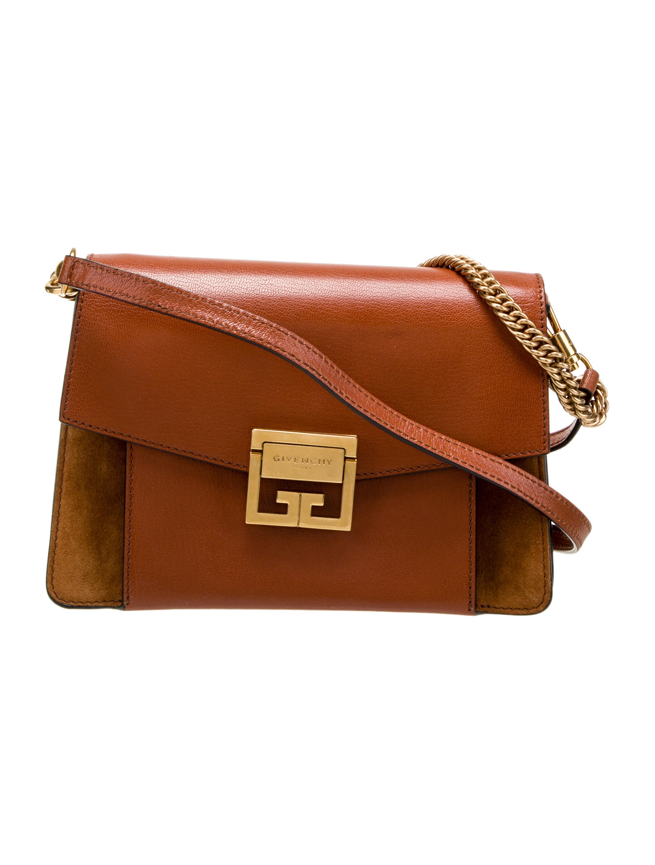 Givenchy Leather Crossbody Bag - Brown Crossbody Bags, Handbags ...