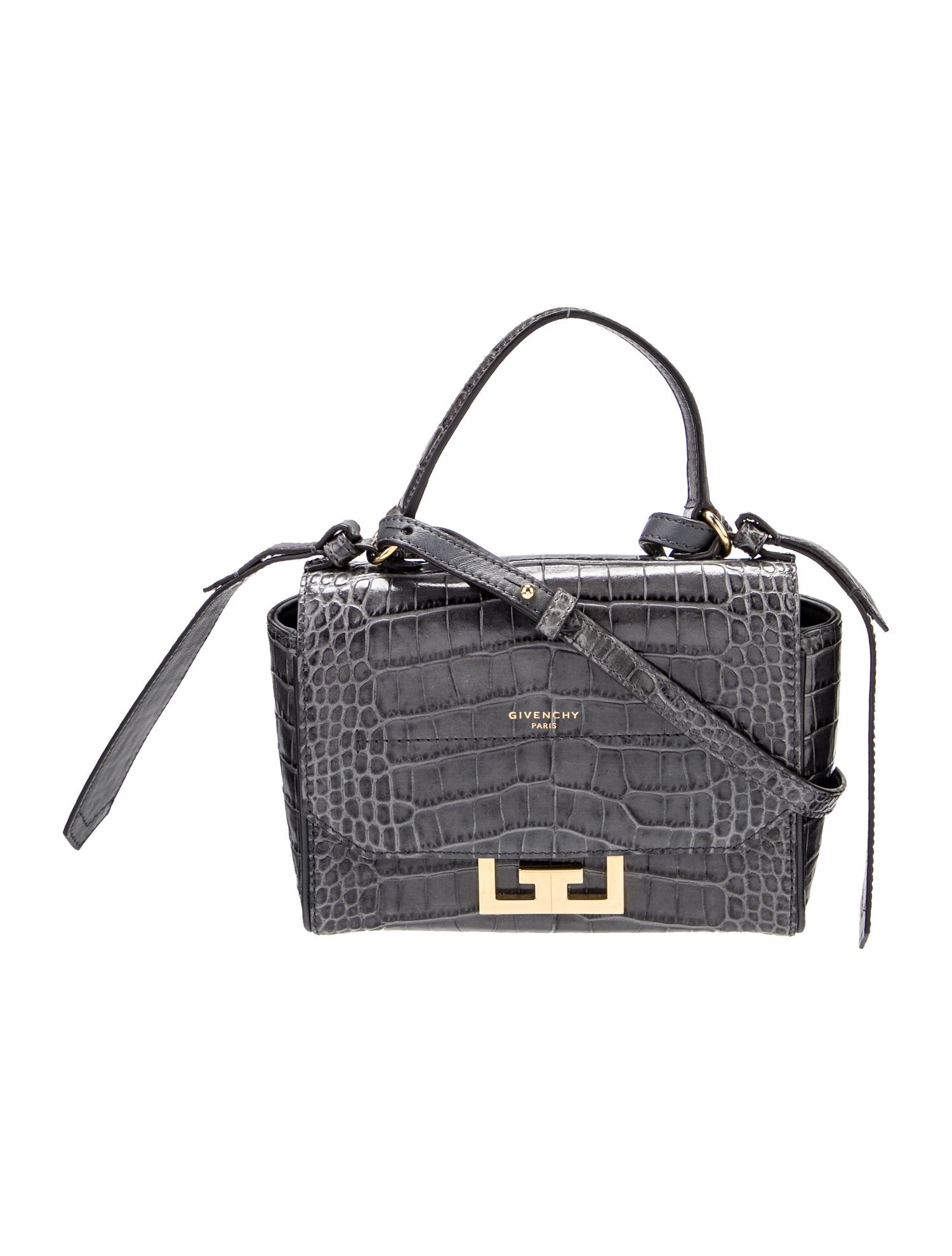 Givenchy Leather Weekender Bag - Grey Crossbody Bags, Handbags ...