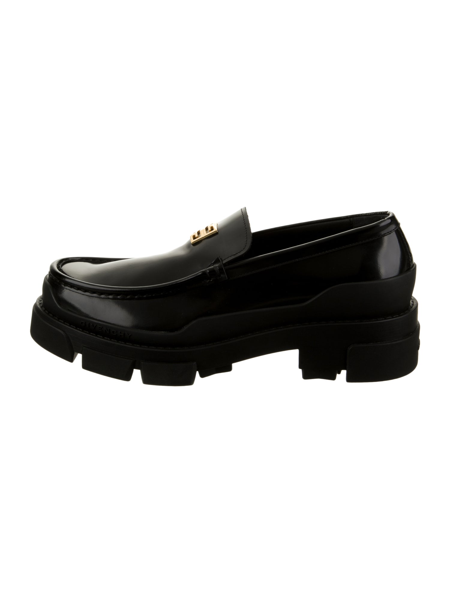 Givenchy Leather Loafers - Black Flats, Shoes - GIV225599 | The RealReal