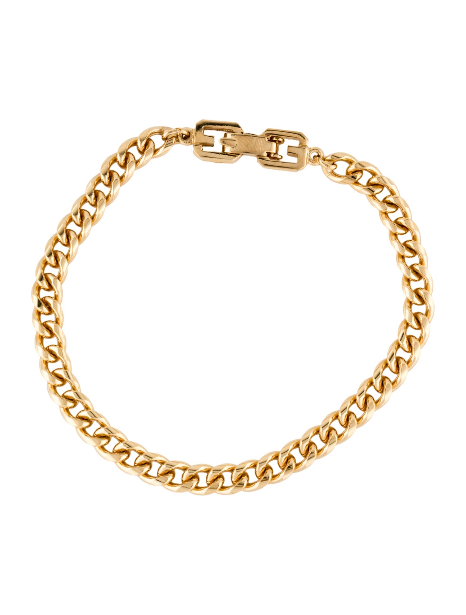 Givenchy Vintage Link Bracelet - Gold-Tone Metal Link, Bracelets ...